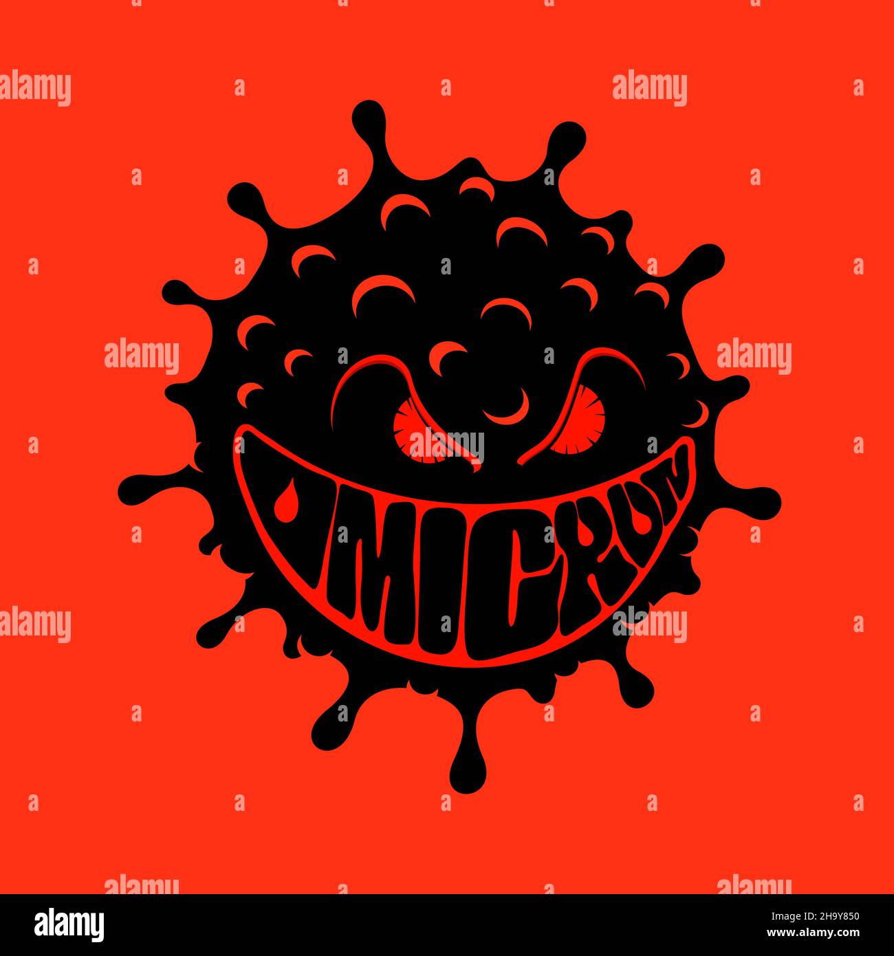 New coronavirus variant of COVID-19 strain omicron black icon. World ...