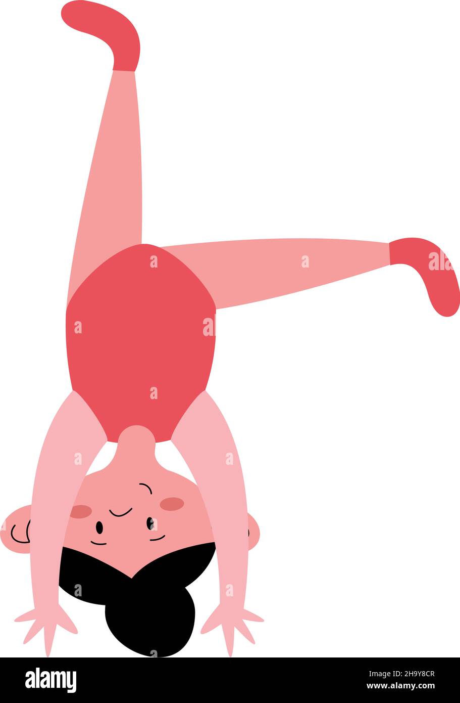 Children gymnastics competition Stock Vector Images - Alamy