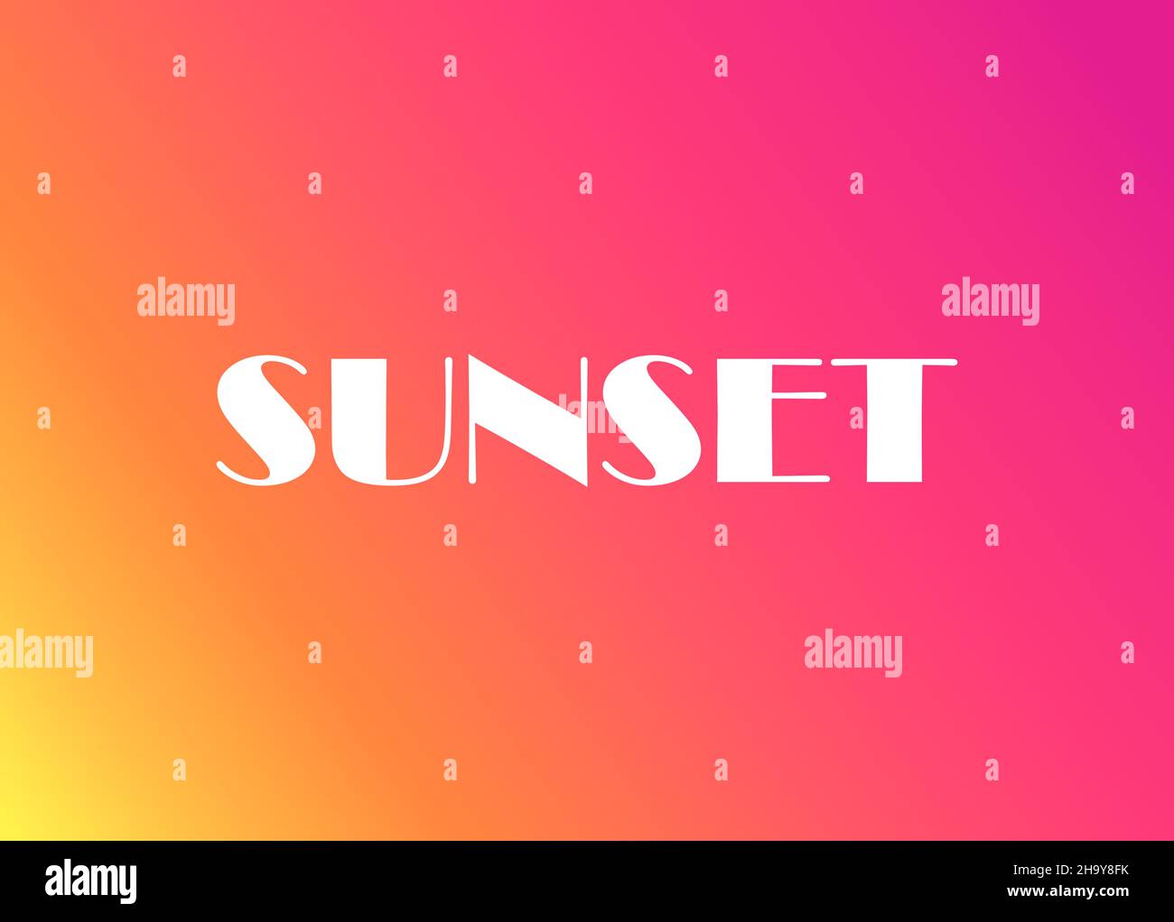 Sunset colors gradient background. Vector illustration Stock Vector ...