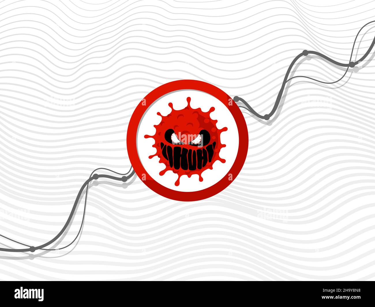 Infection growth graph of new coronavirus variant of COVID-19 strain ...