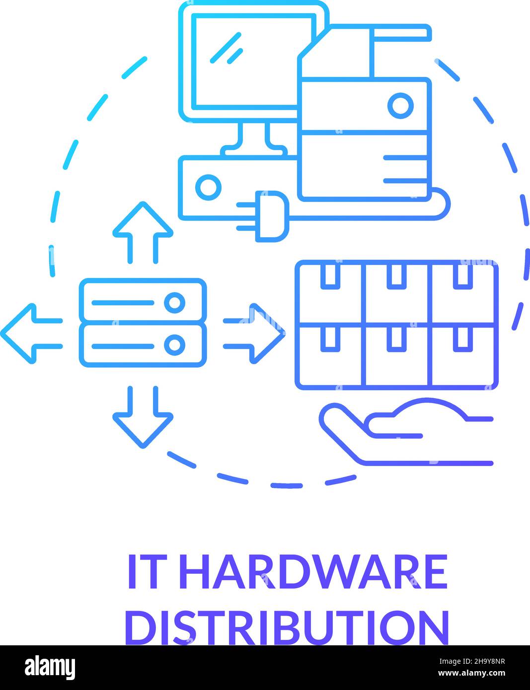 B2b digital technology concept Stock Vector Images - Alamy