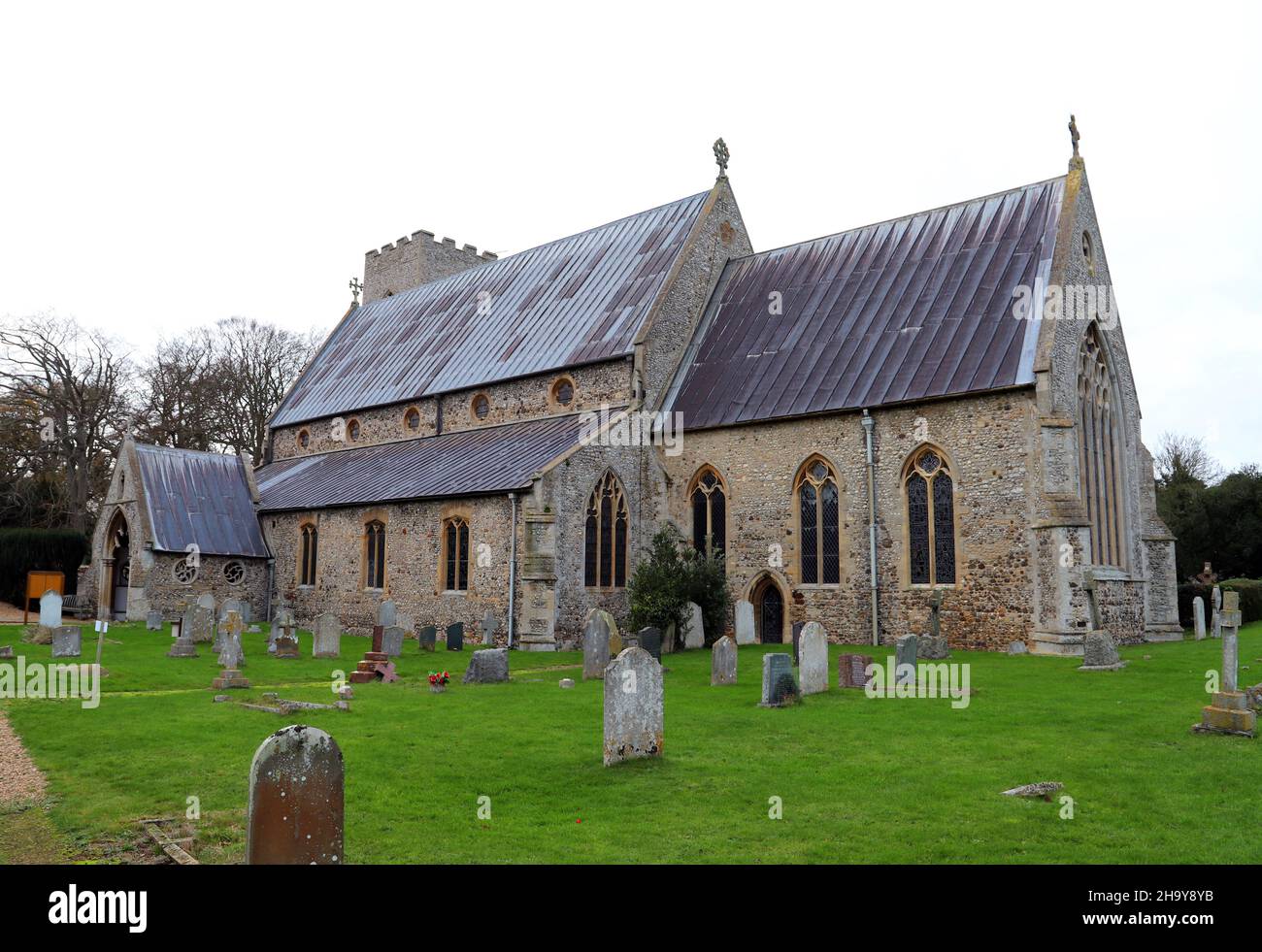 St Mary's Church, Old Hunstanton, Norfolk Stock Photo - Alamy