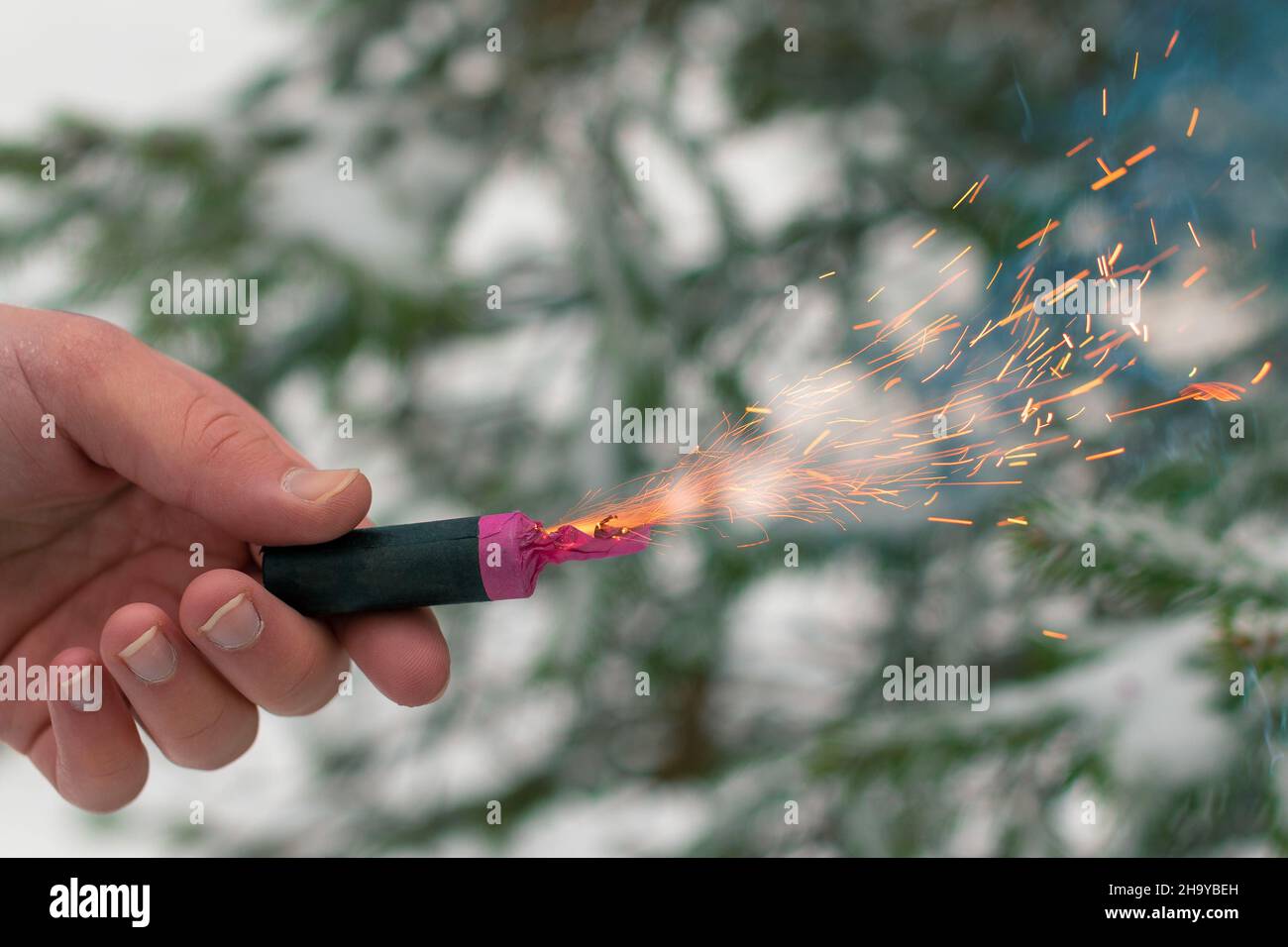 Throw a firecracker hi-res stock photography and images - Alamy