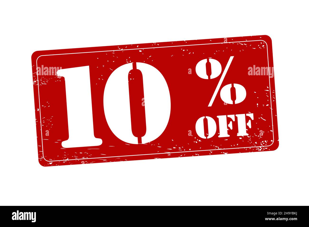 10 percent off discount - shopping deal rubber stamp. Vector stamp ...