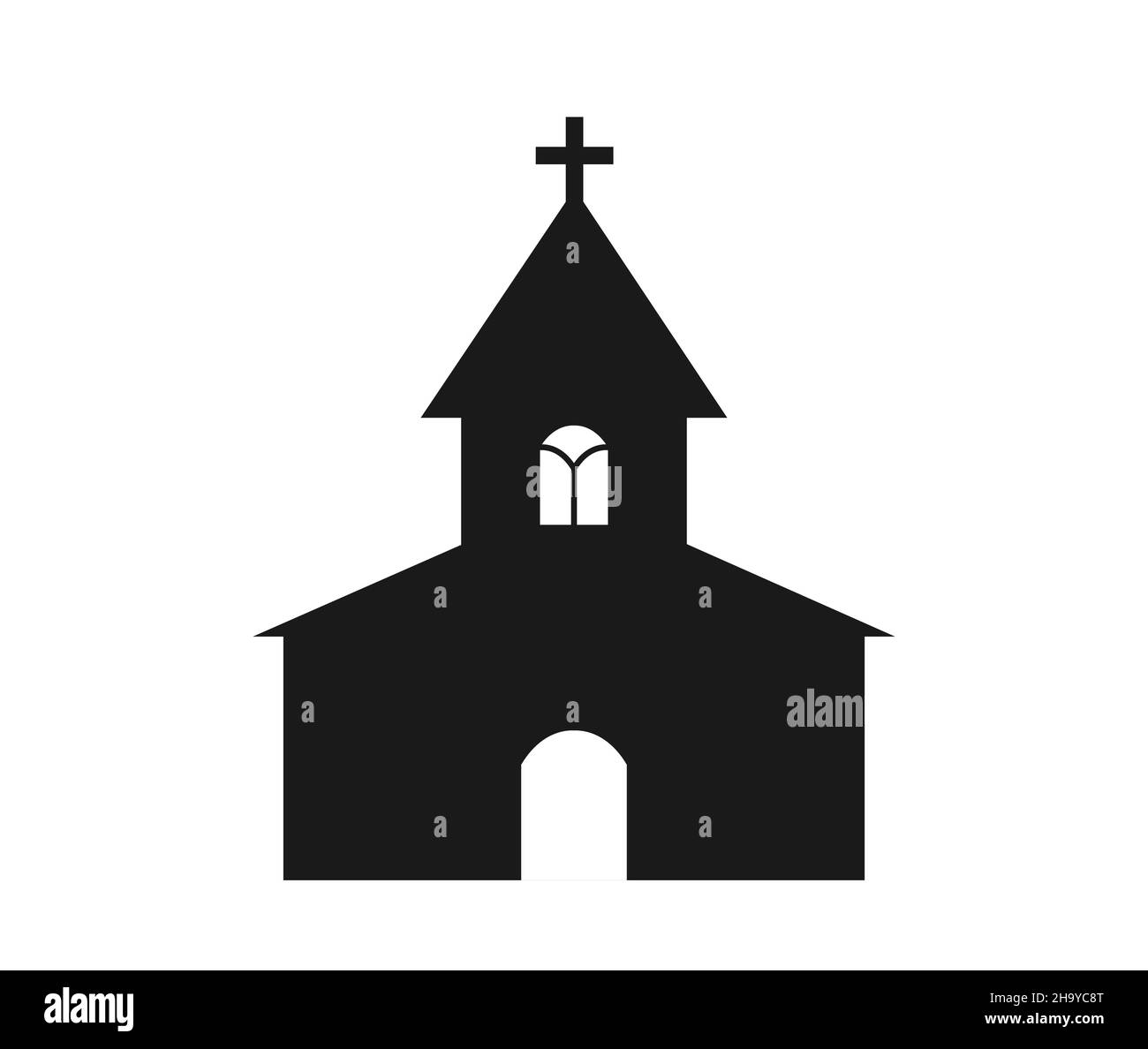 Church building icon. Vector illustration Stock Vector Image & Art - Alamy