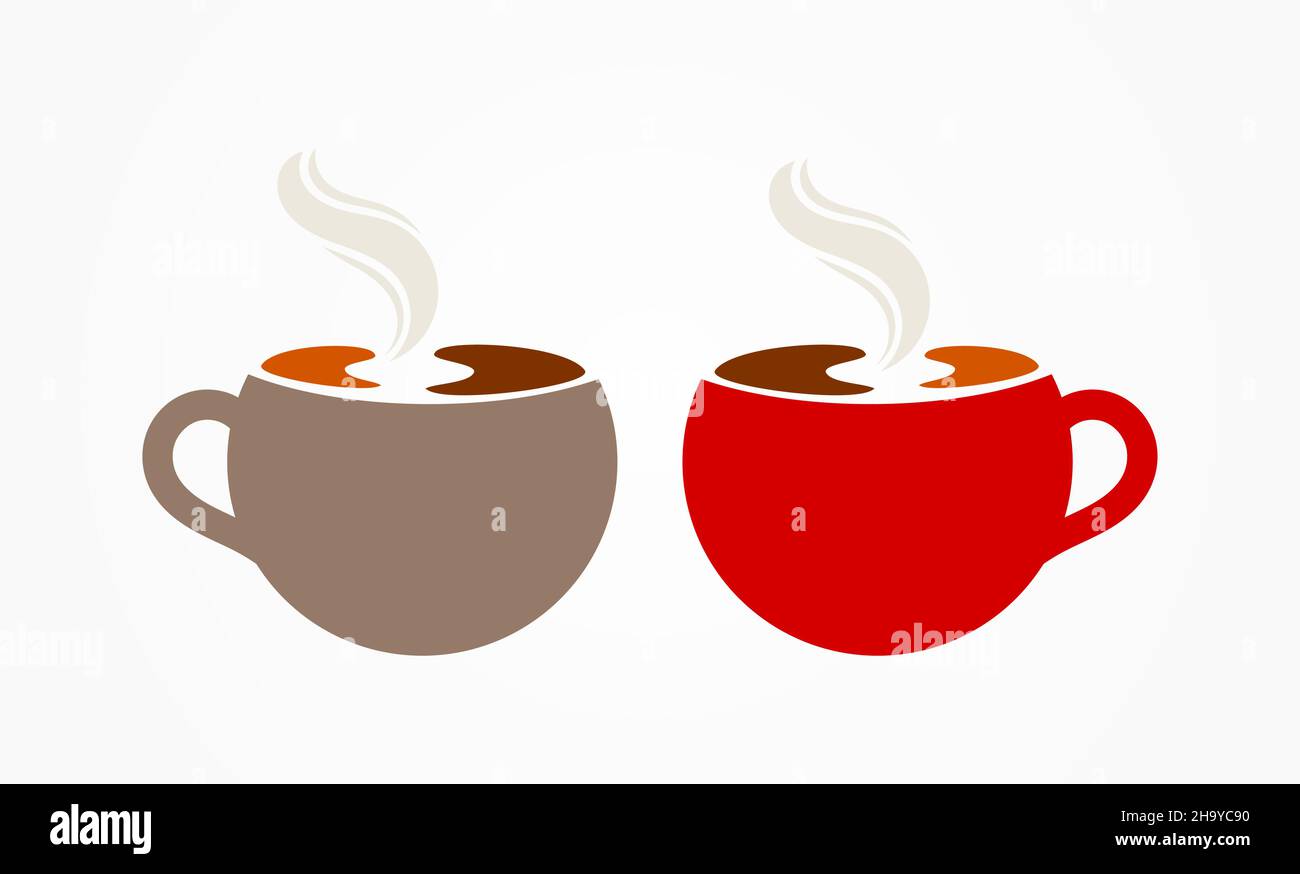 Coffee cups icons. Vector illustration Stock Vector Image & Art - Alamy