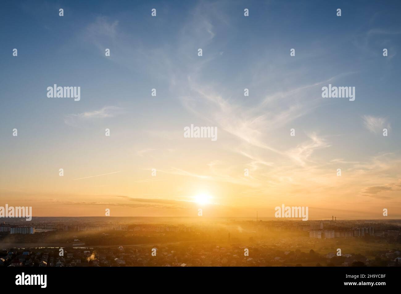 Suburban amazing sunset hi-res stock photography and images - Alamy