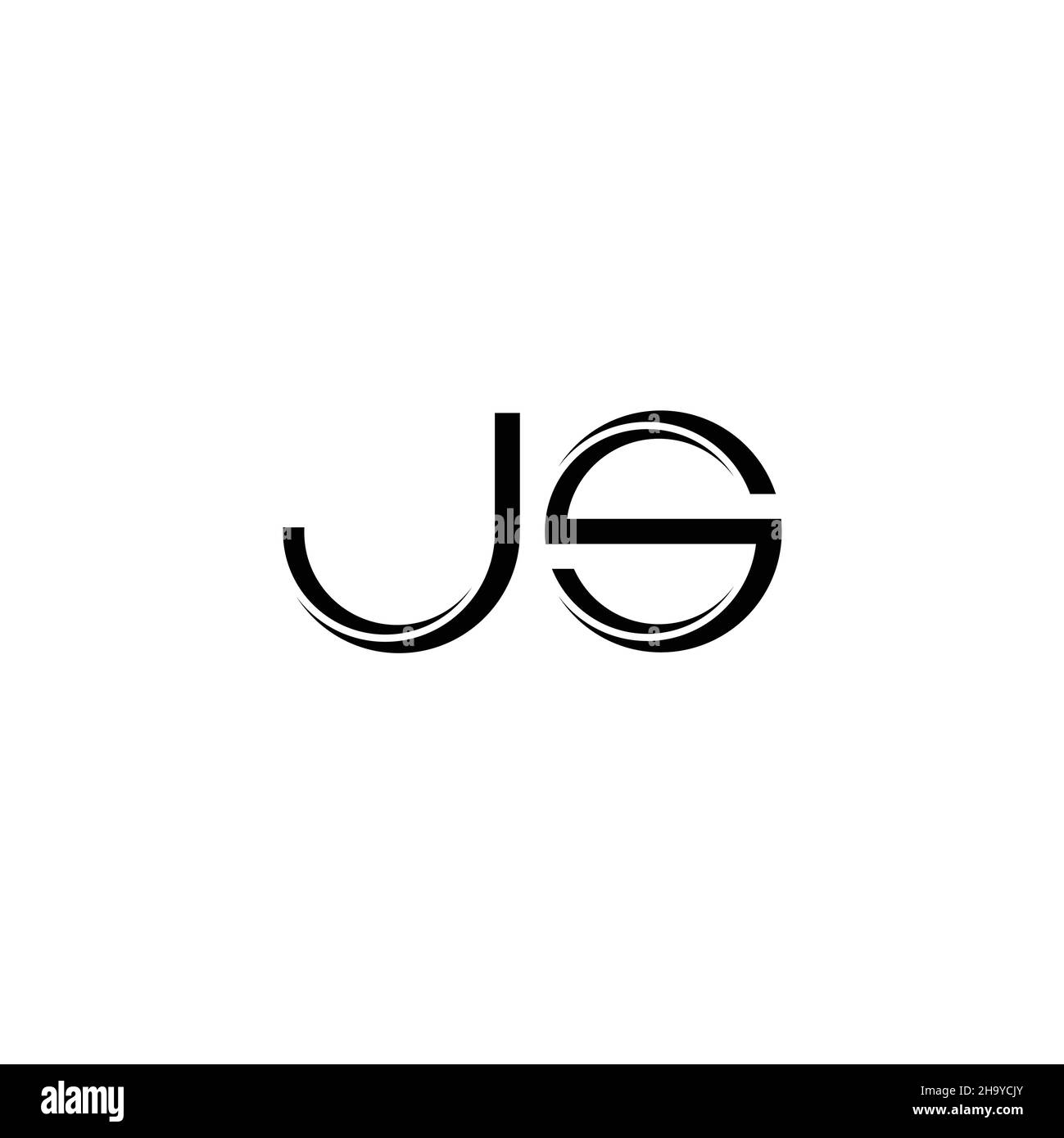 Letter js logo Black and White Stock Photos & Images - Alamy