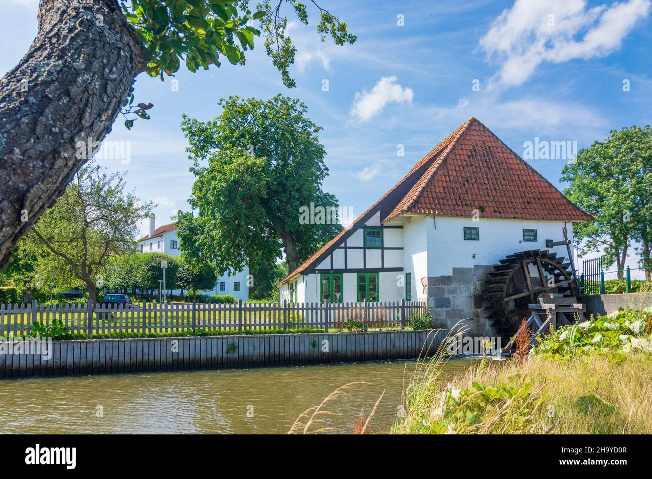 Aabenraa: watermill close to Brundlund Castle, in Aabenraa, Jylland ...