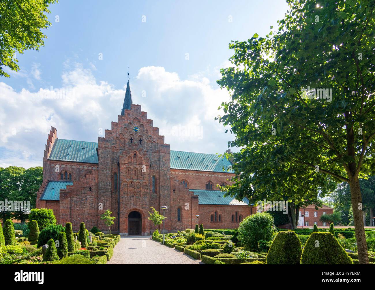 Toender, Tönder: Loegumkloster (Loegum Abbey, Kloster Lügum), in ...