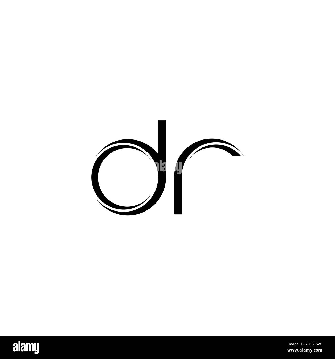 Dr letters Stock Vector Images - Alamy