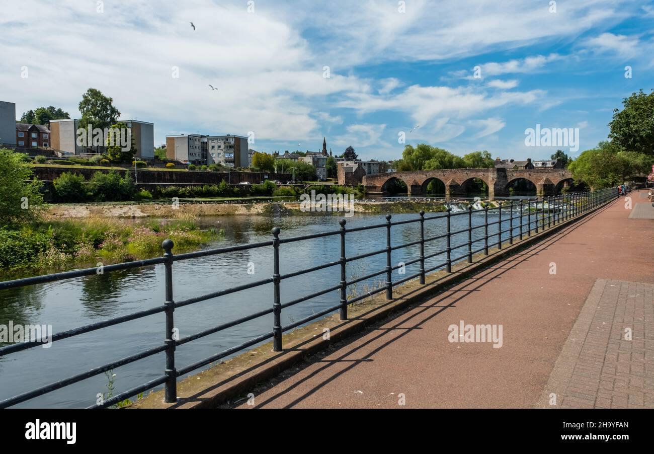 River nith scotland low water hi-res stock photography and images - Alamy