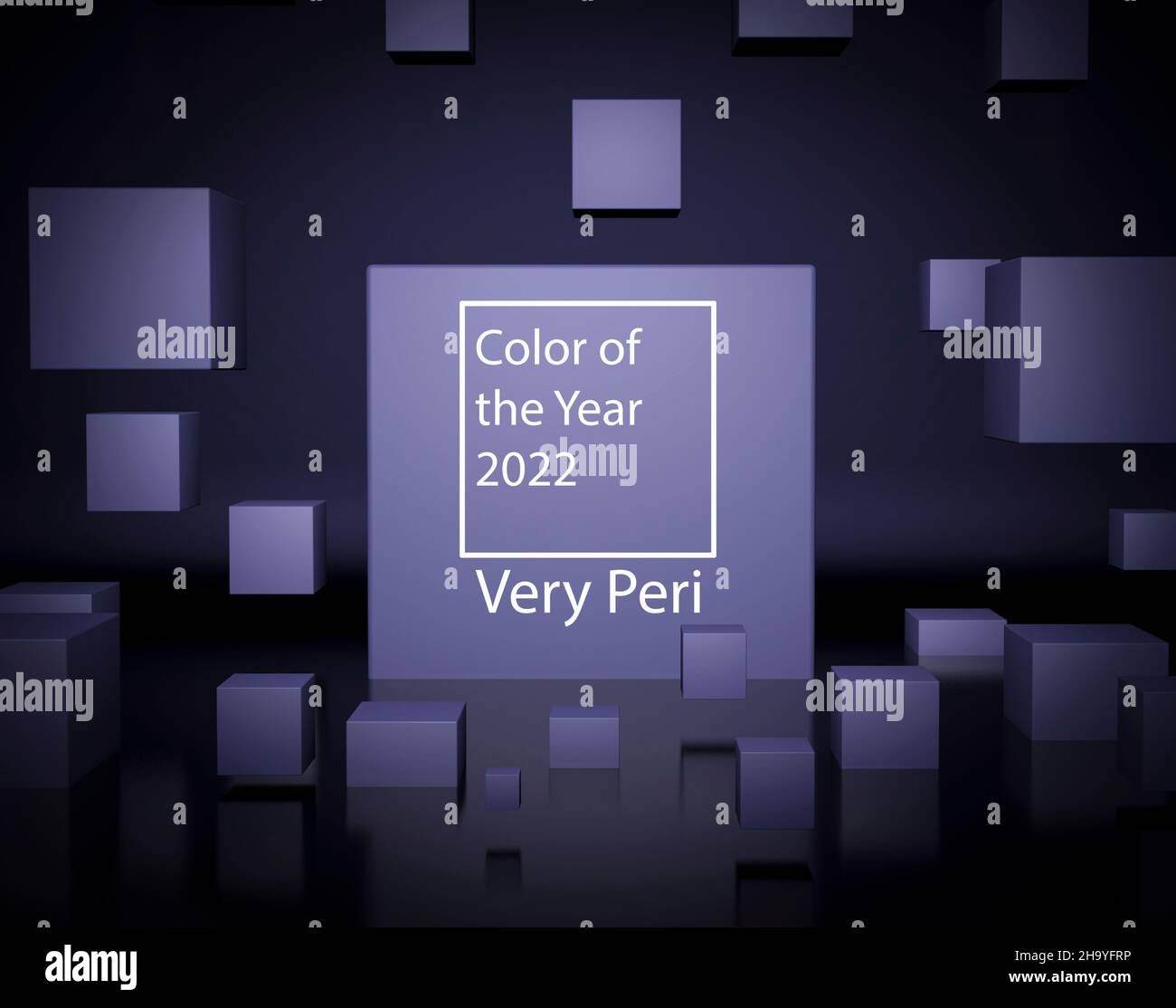 Color of the year 2022 background. Lavender new trend color on white ...