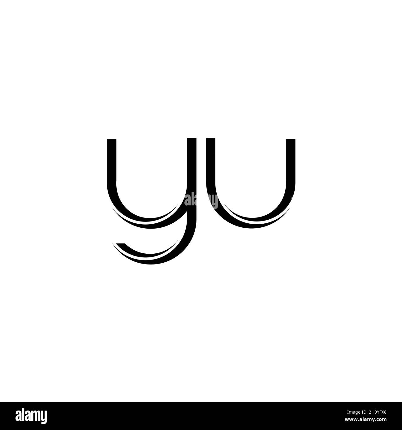 Yu logo vector vectors hi-res stock photography and images - Alamy