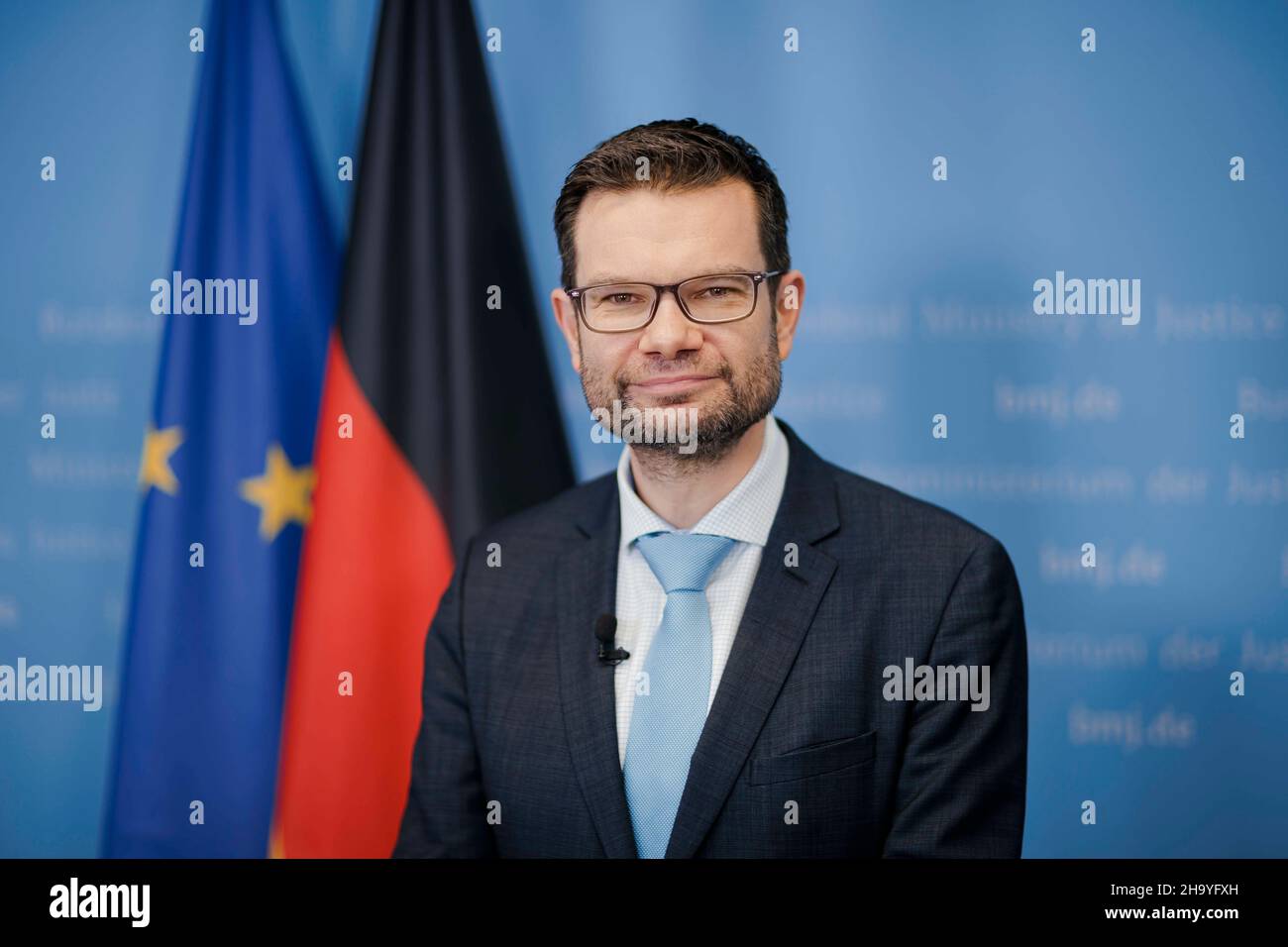 Marco Buschmann, Federal Minister of Justice, poses for a photo. Berlin ...