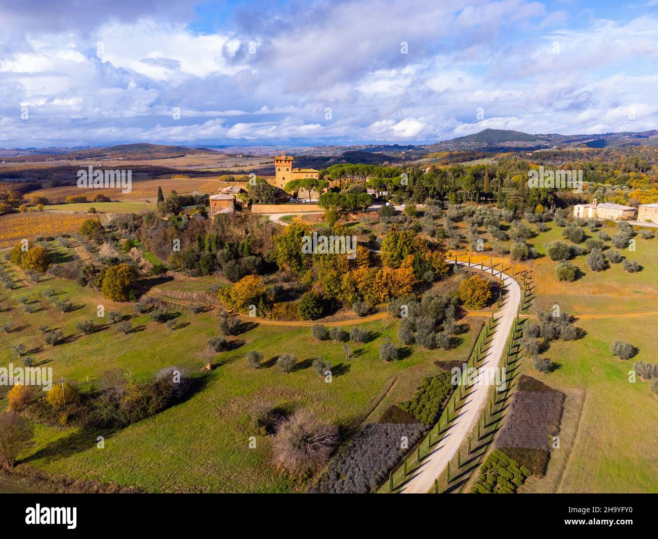 Beautiful country estate in Tuscany Italy - TUSCANY, ITALY - NOVEMBER ...