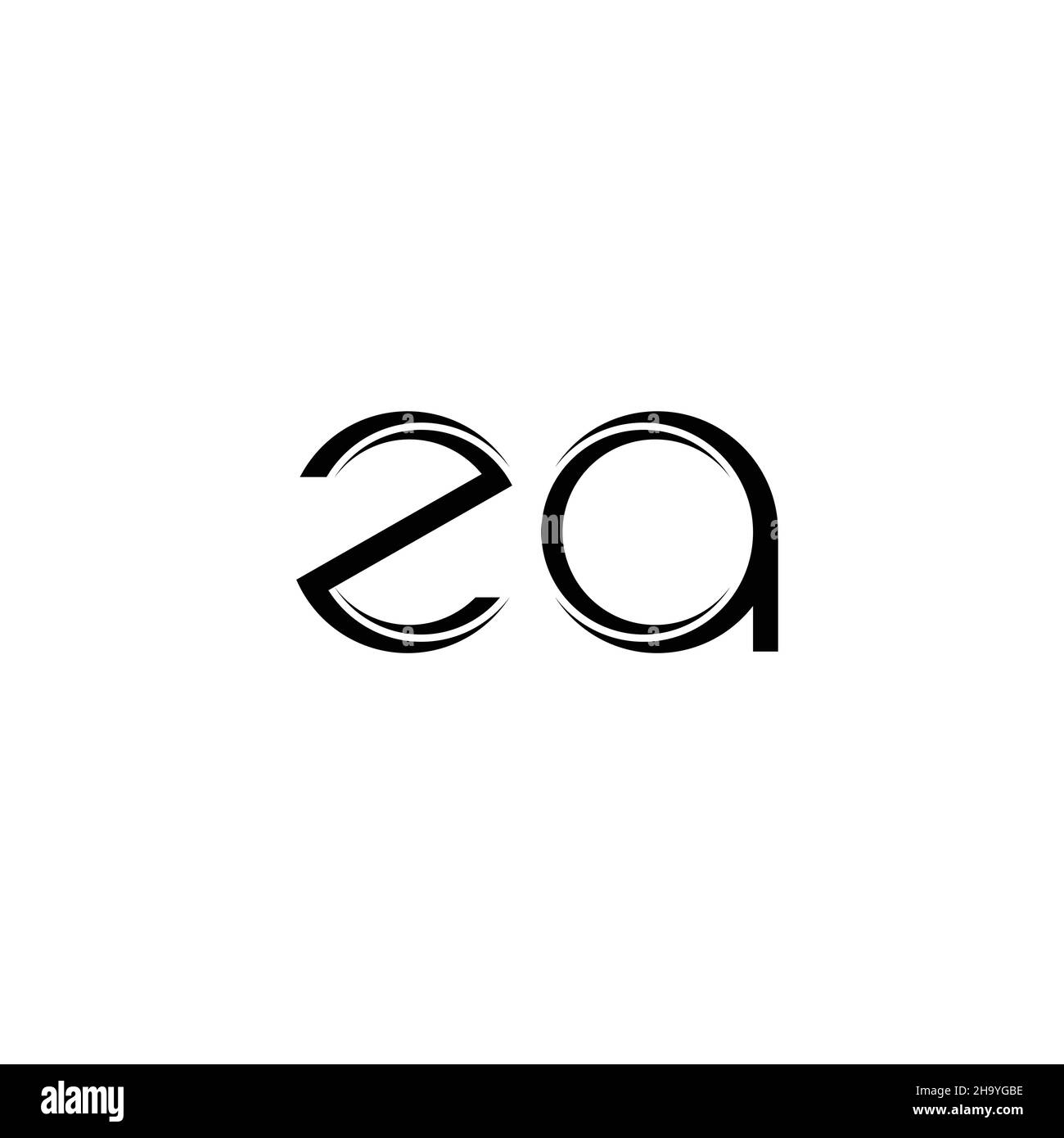 Za logo design Black and White Stock Photos & Images - Alamy