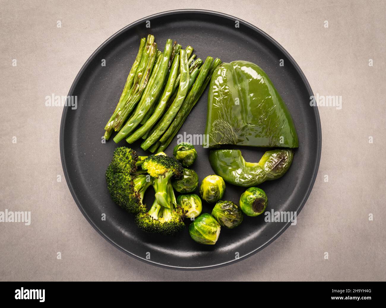Vegan healthy plate hi-res stock photography and images - Alamy