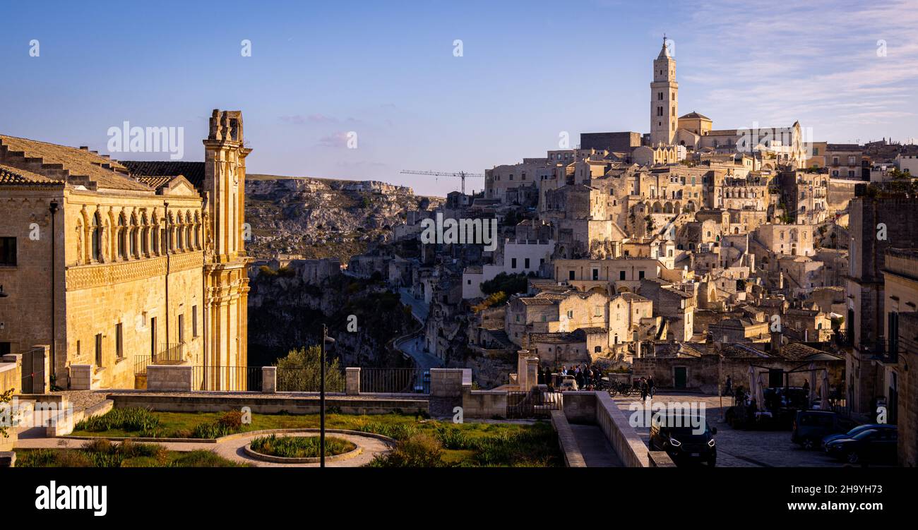 The ancient buildings of Matera in Italy - the cultural capital of ...