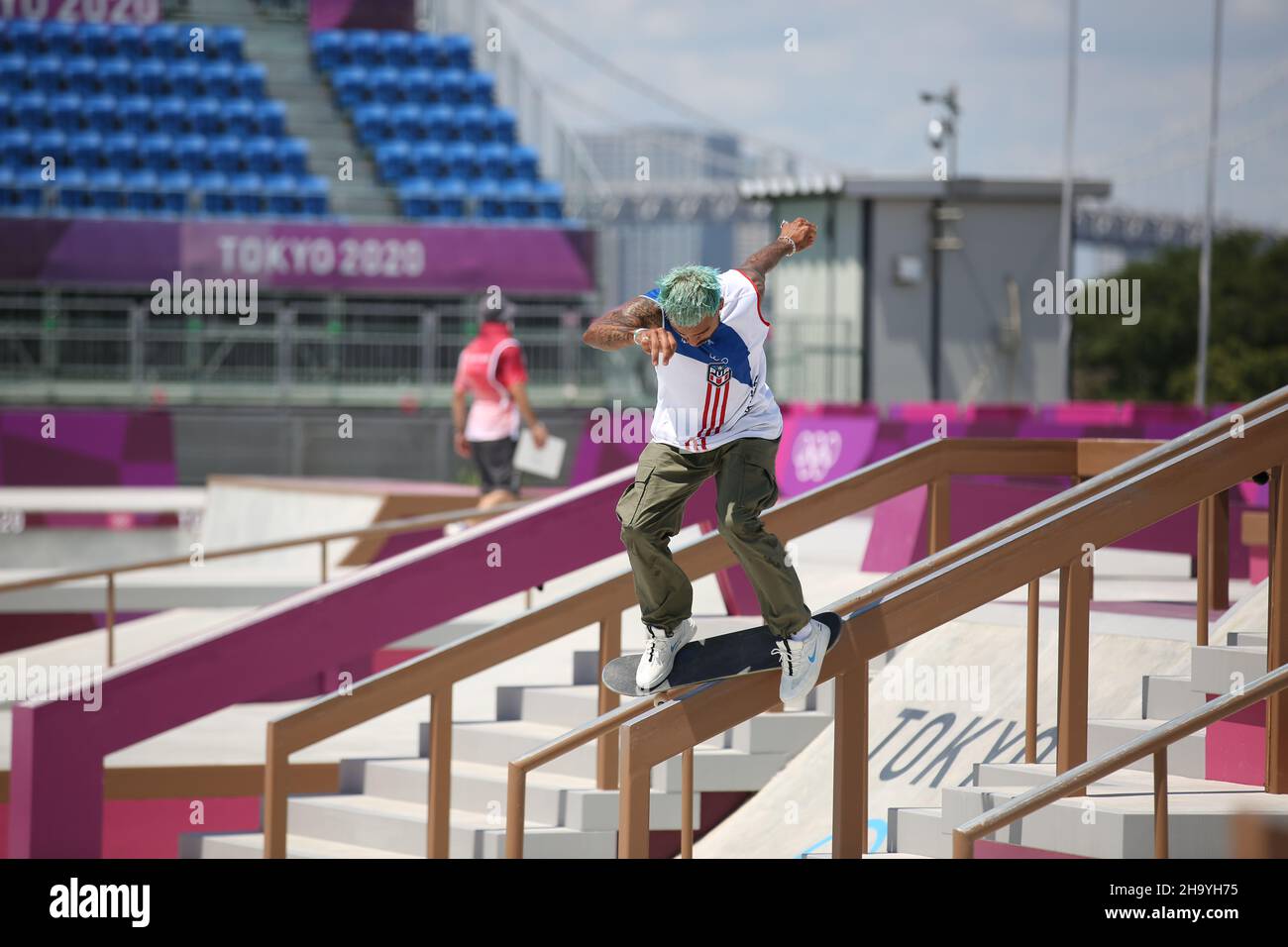 JULY 25th, 2021 - TOKYO, JAPAN: Manny SANTIAGO of Puerto Rico in action ...