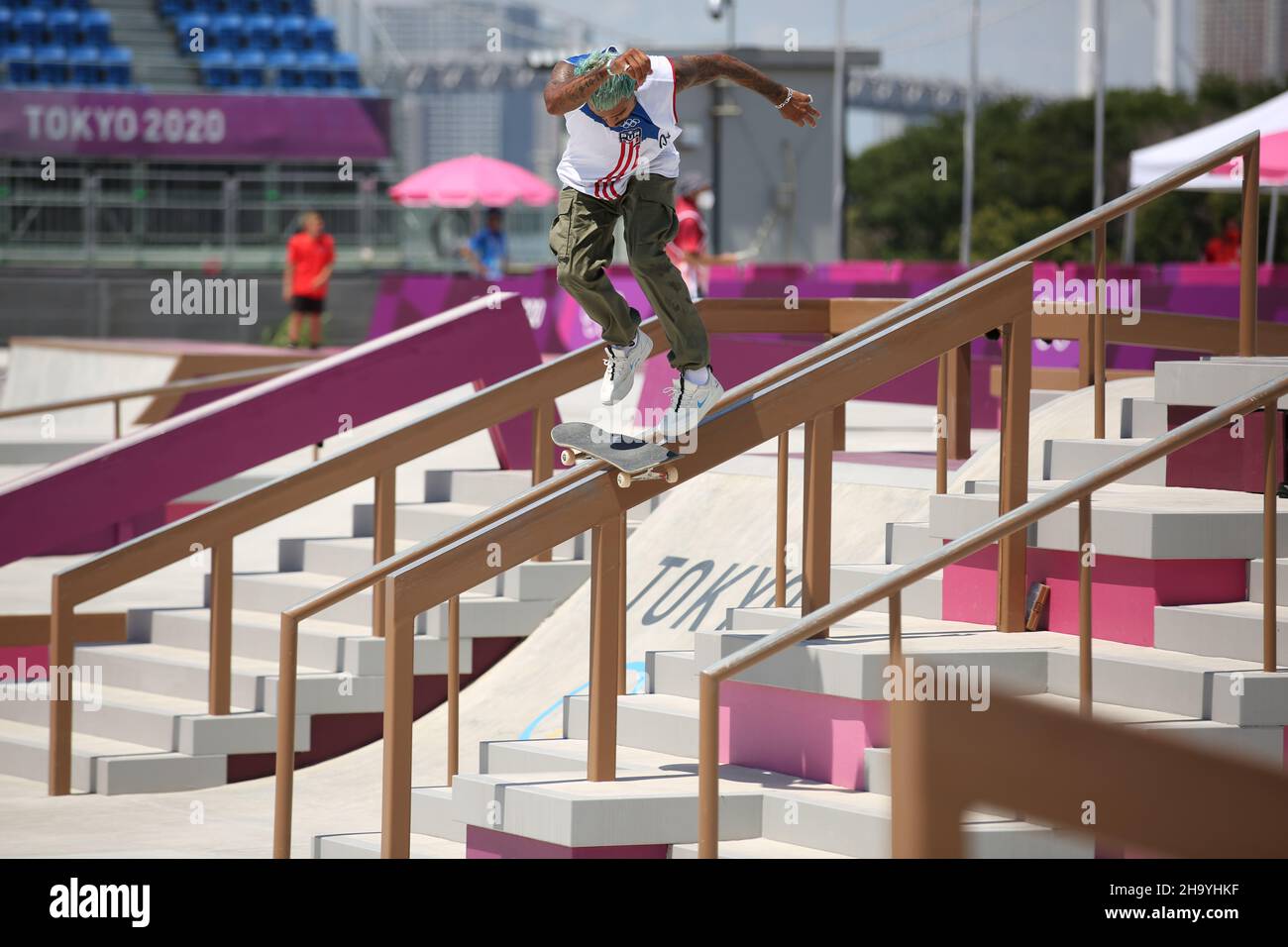 JULY 25th, 2021 - TOKYO, JAPAN: Manny SANTIAGO of Puerto Rico in action ...