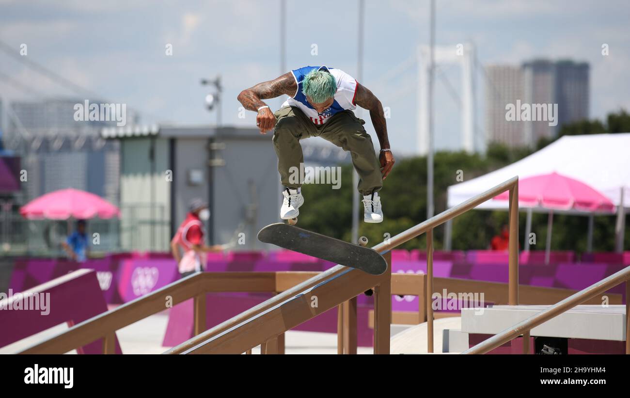 JULY 25th, 2021 - TOKYO, JAPAN: Manny SANTIAGO of Puerto Rico in action ...