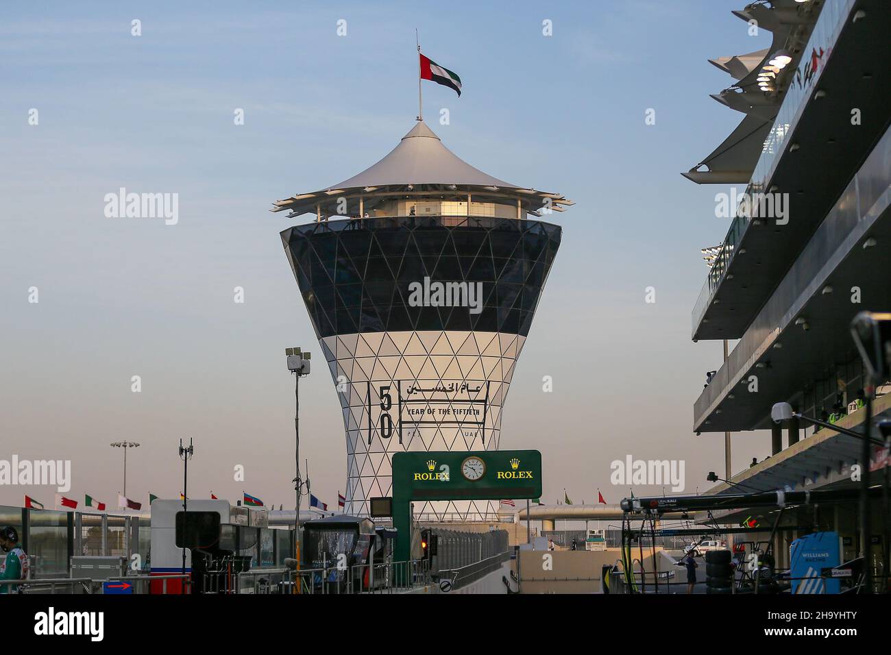 Yas marina circuit tower hi-res stock photography and images - Alamy