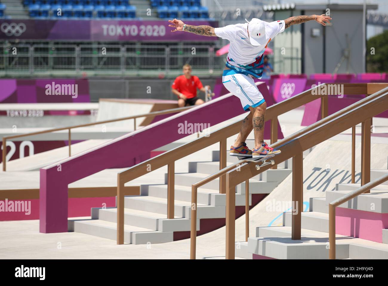 JULY 25th, 2021 - TOKYO, JAPAN: Aurelien GIRAUD of France in action ...