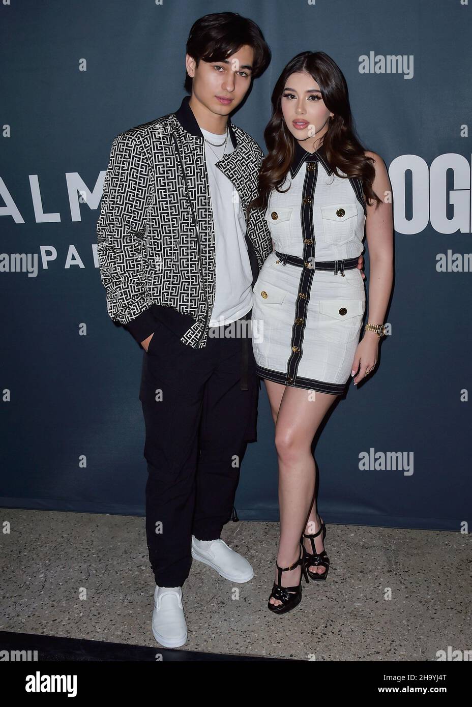 WEST HOLLYWOOD, LOS ANGELES, CALIFORNIA, USA - DECEMBER 08: Kio Cyr and ...