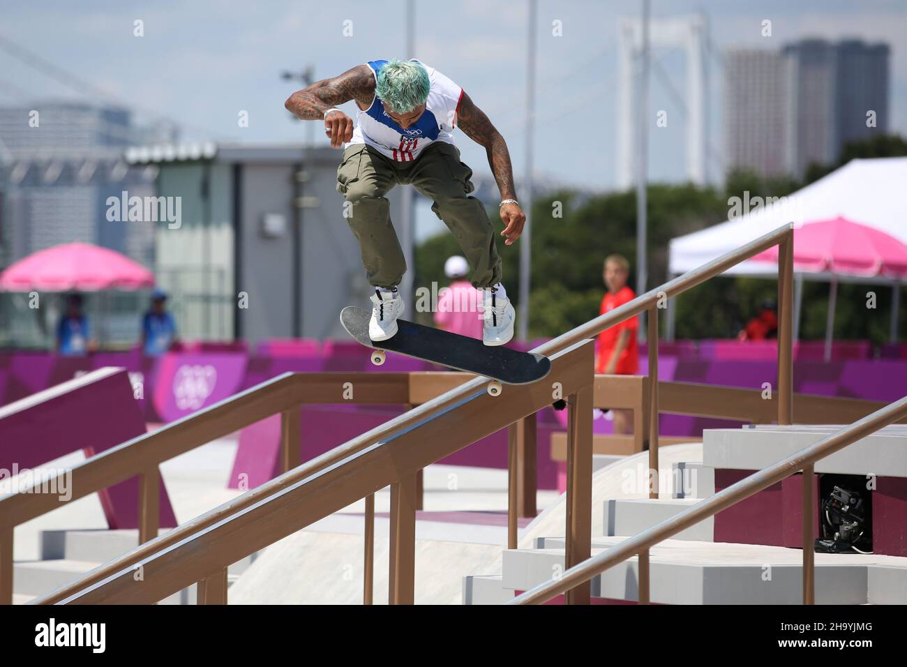 JULY 25th, 2021 - TOKYO, JAPAN: Manny SANTIAGO of Puerto Rico in action ...