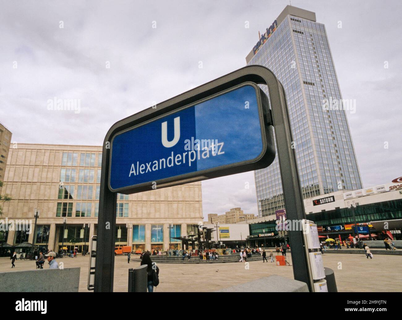 Alexanderplatz U-Bahn sign, Berlin, Germany Stock Photo - Alamy