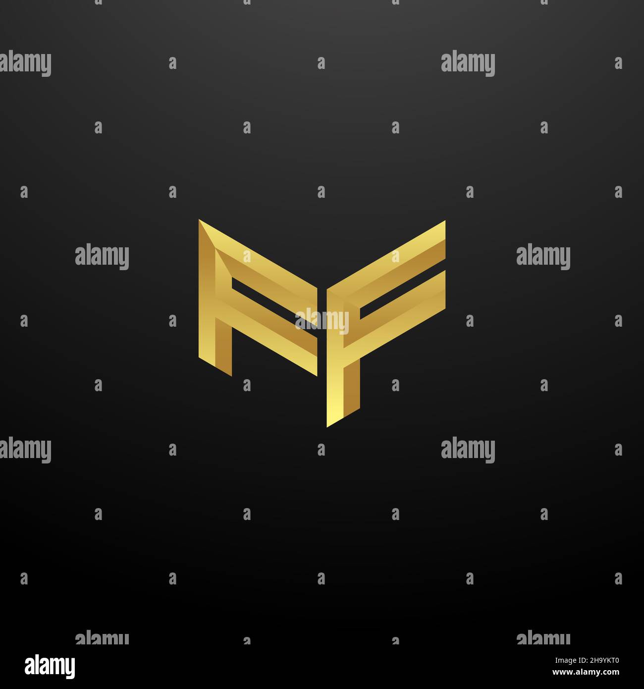 Letter ff logo hi-res stock photography and images - Alamy