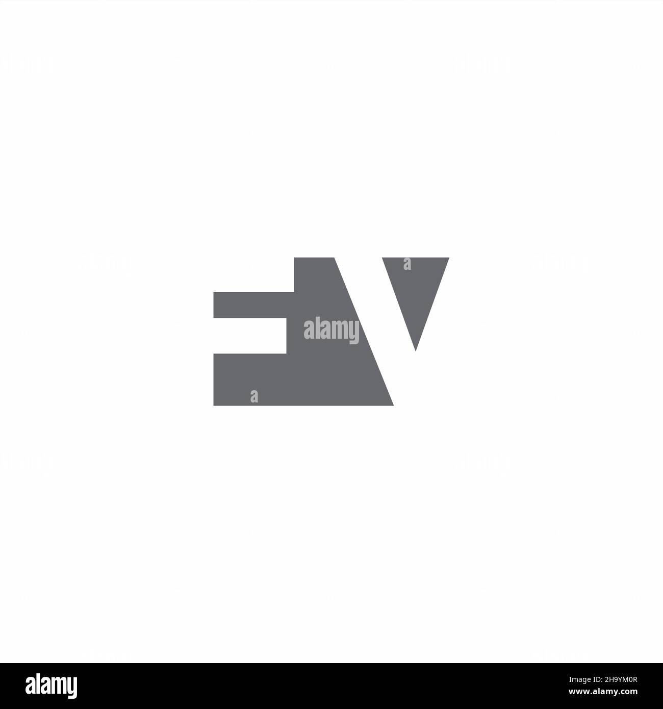 Fv logo design vector vectors hi-res stock photography and images - Alamy