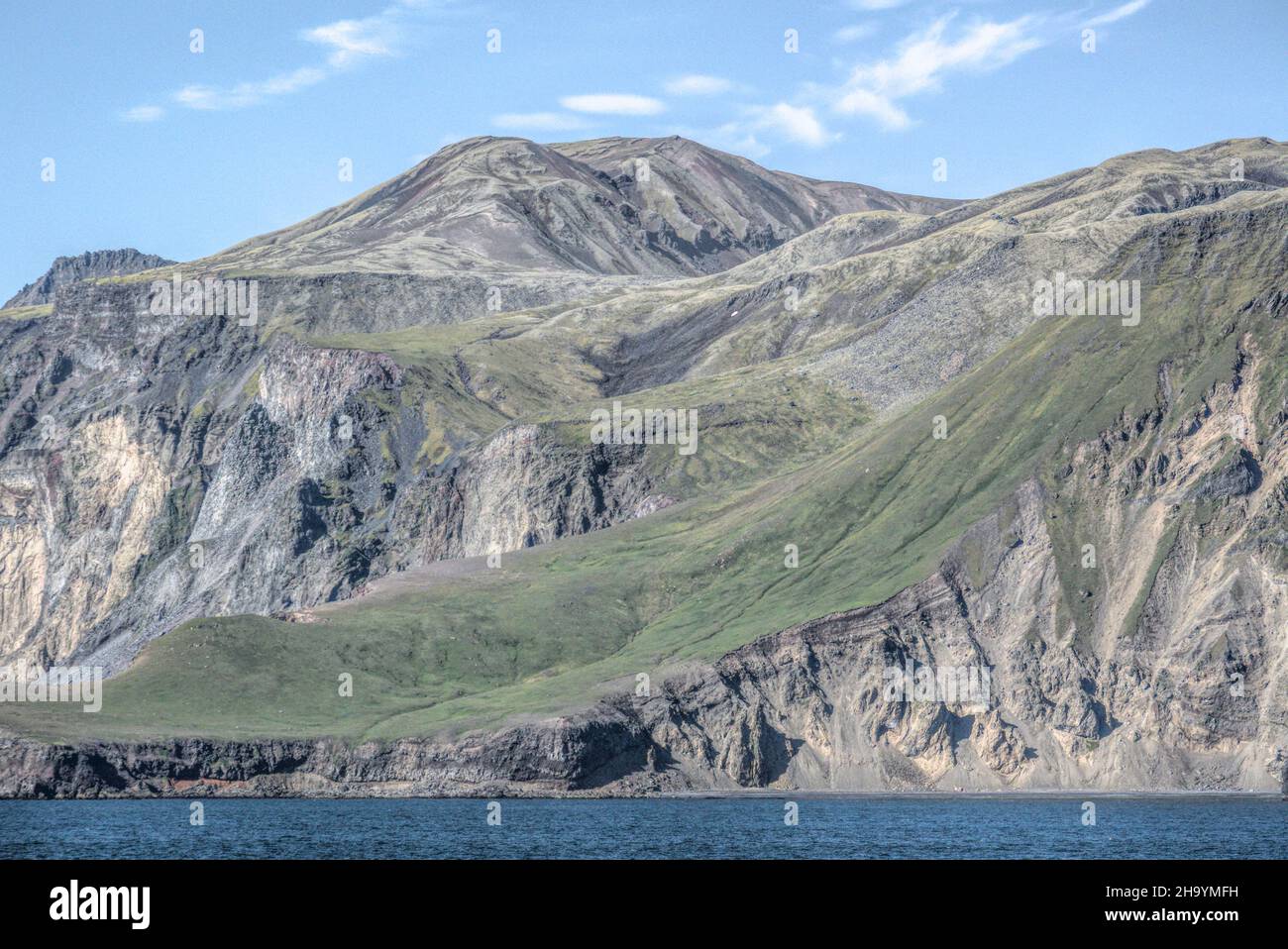 Norwegian volcanic island of Jan Mayen in the North Atlantic Stock ...