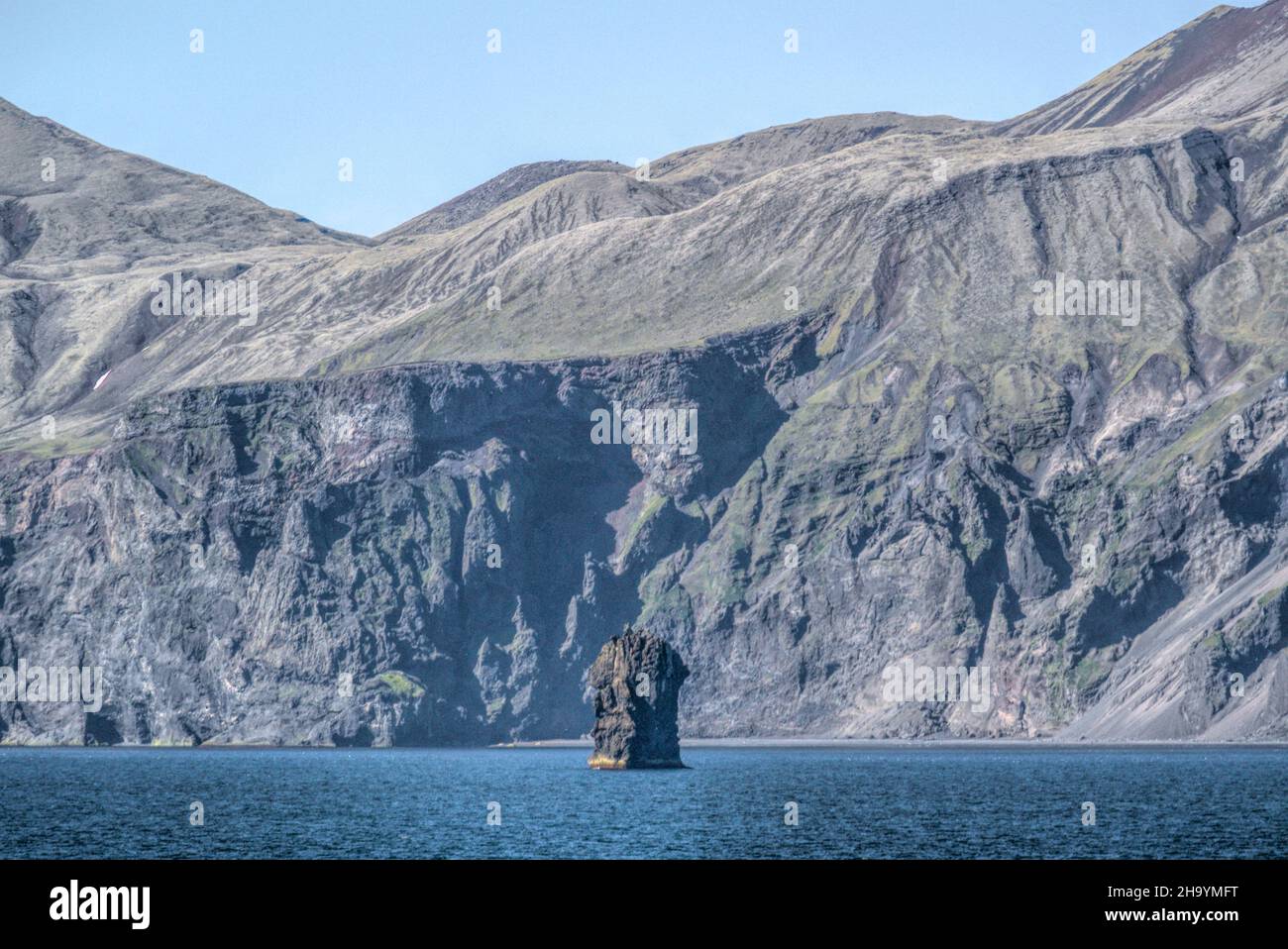 Norwegian volcanic island of Jan Mayen in the North Atlantic Stock ...