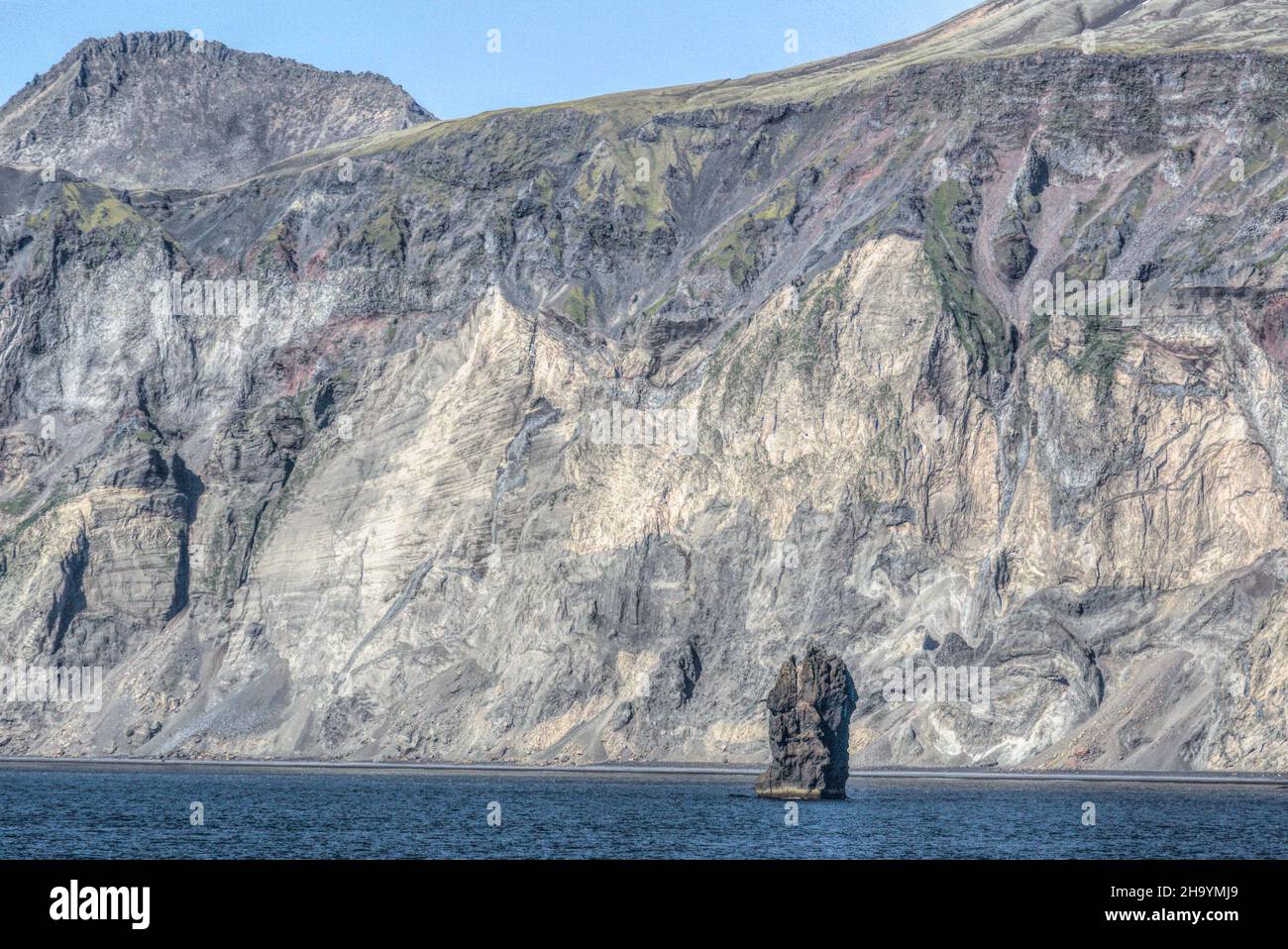Norwegian volcanic island of Jan Mayen in the North Atlantic Stock ...