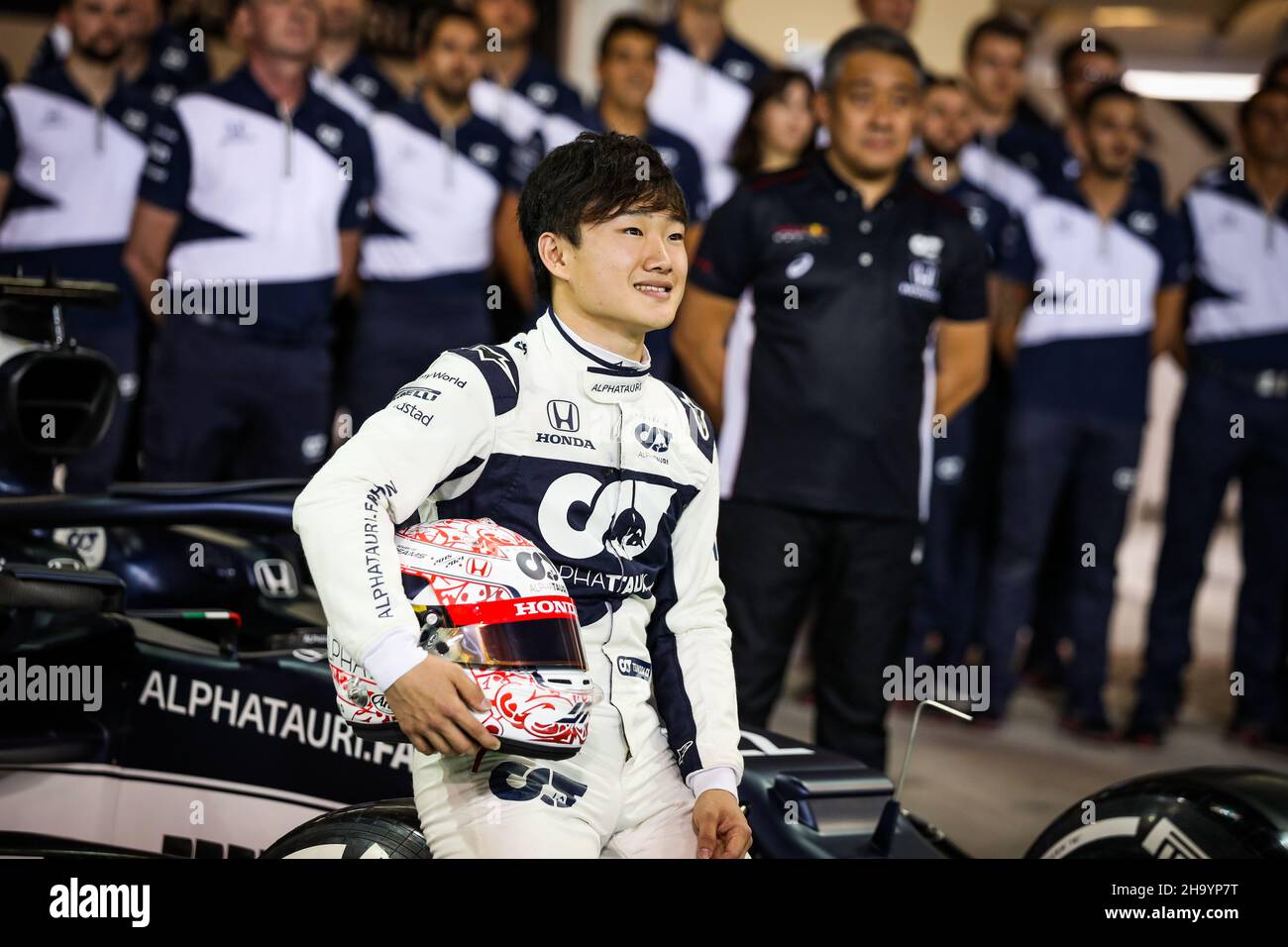 TSUNODA Yuki (jap), Scuderia AlphaTauri Honda AT02, portrait during the Formula 1 Etihad Airways ...