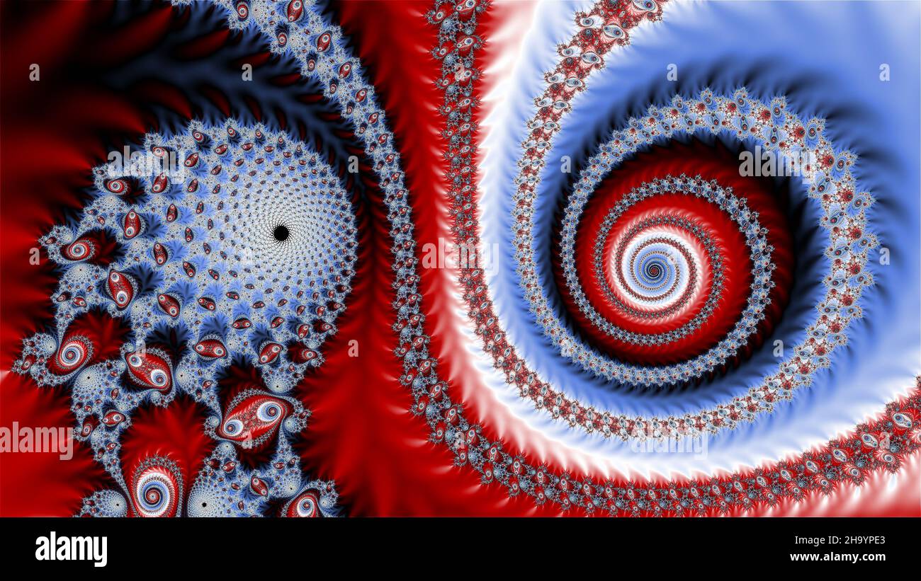Abstract Computer generated Fractal design. A fractal is a never-ending ...