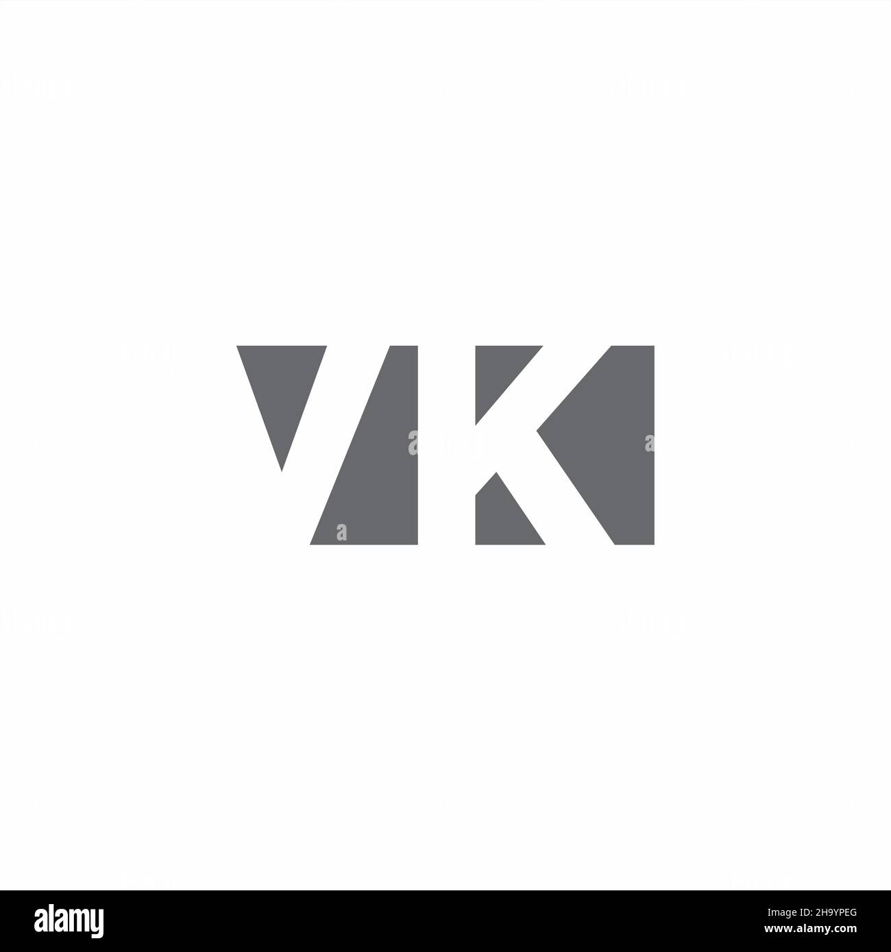 Vk initials logo hi-res stock photography and images - Alamy