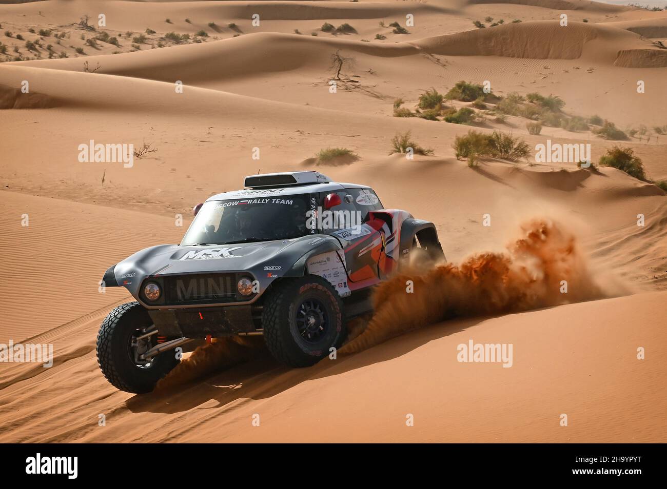 203 Krotov Denis (rus), Zhiltsov (rus), MSK Rally Team, Mini John Cooper Works Buggy, action ...