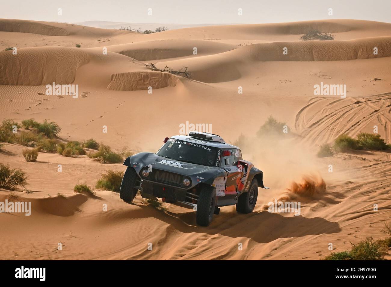 203 Krotov Denis (rus), Zhiltsov (rus), MSK Rally Team, Mini John Cooper Works Buggy, action ...