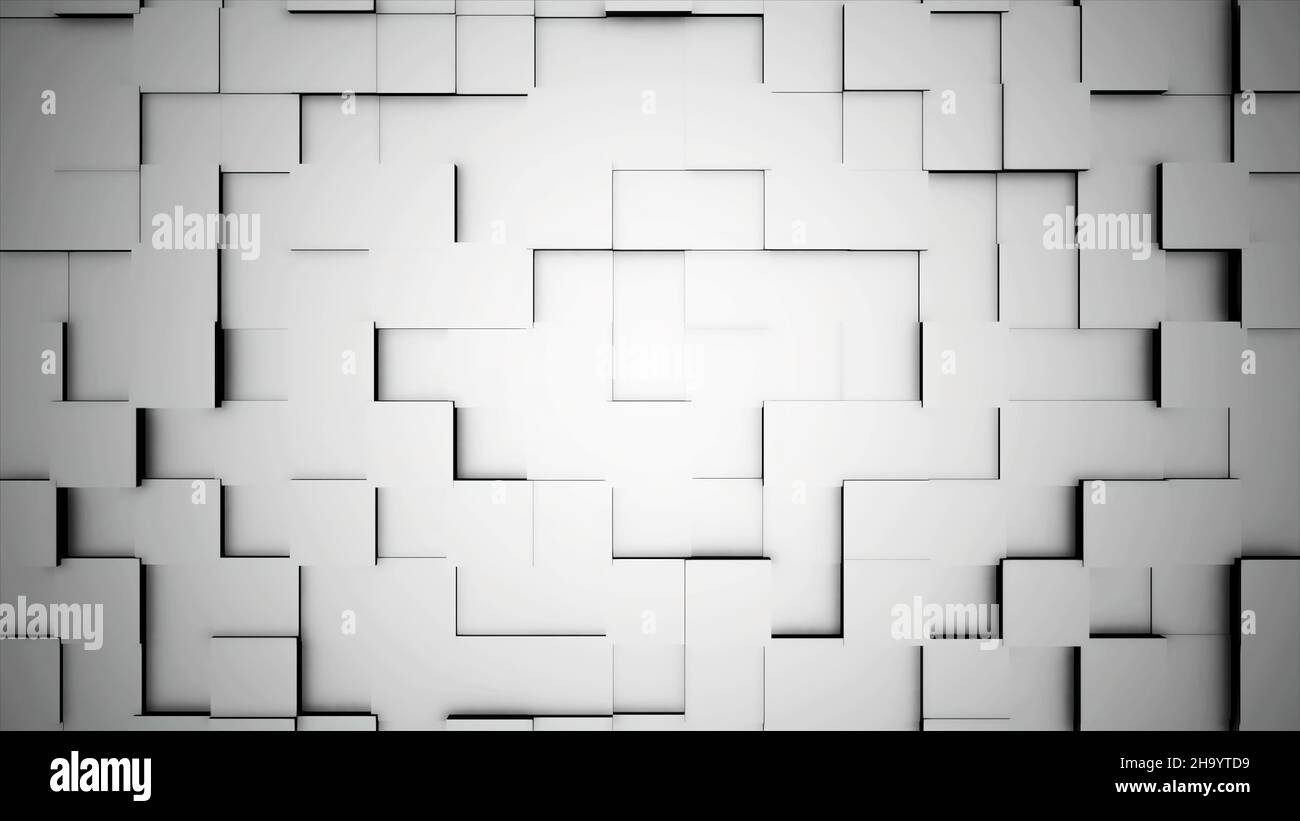 Abstract cubes move, 3D animation. Seamless Looping Abstract Cubes Background. Cubes are ...