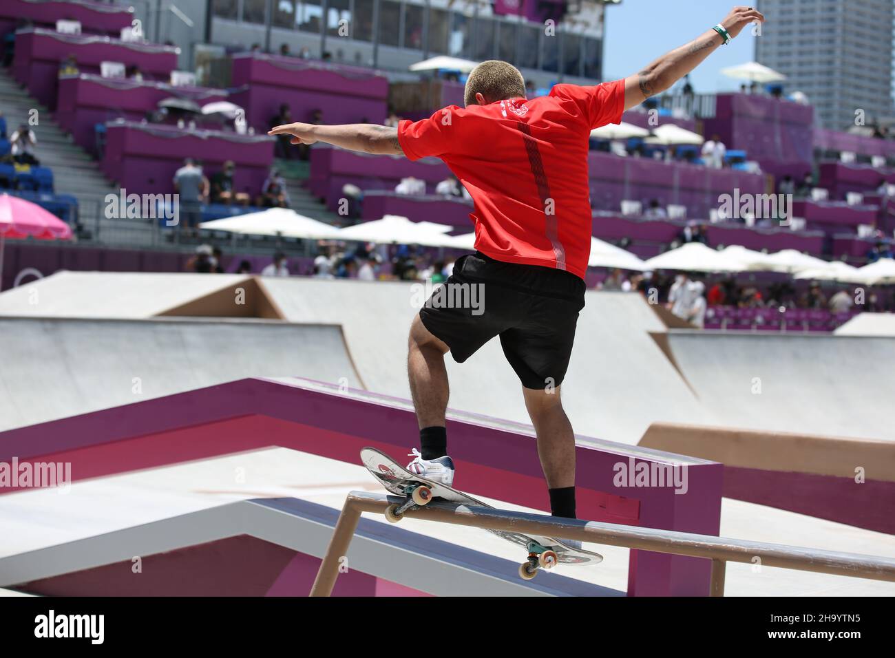 JULY 25th, 2021 - TOKYO, JAPAN: Angelo CARO NARVAEZ of Peru in action ...