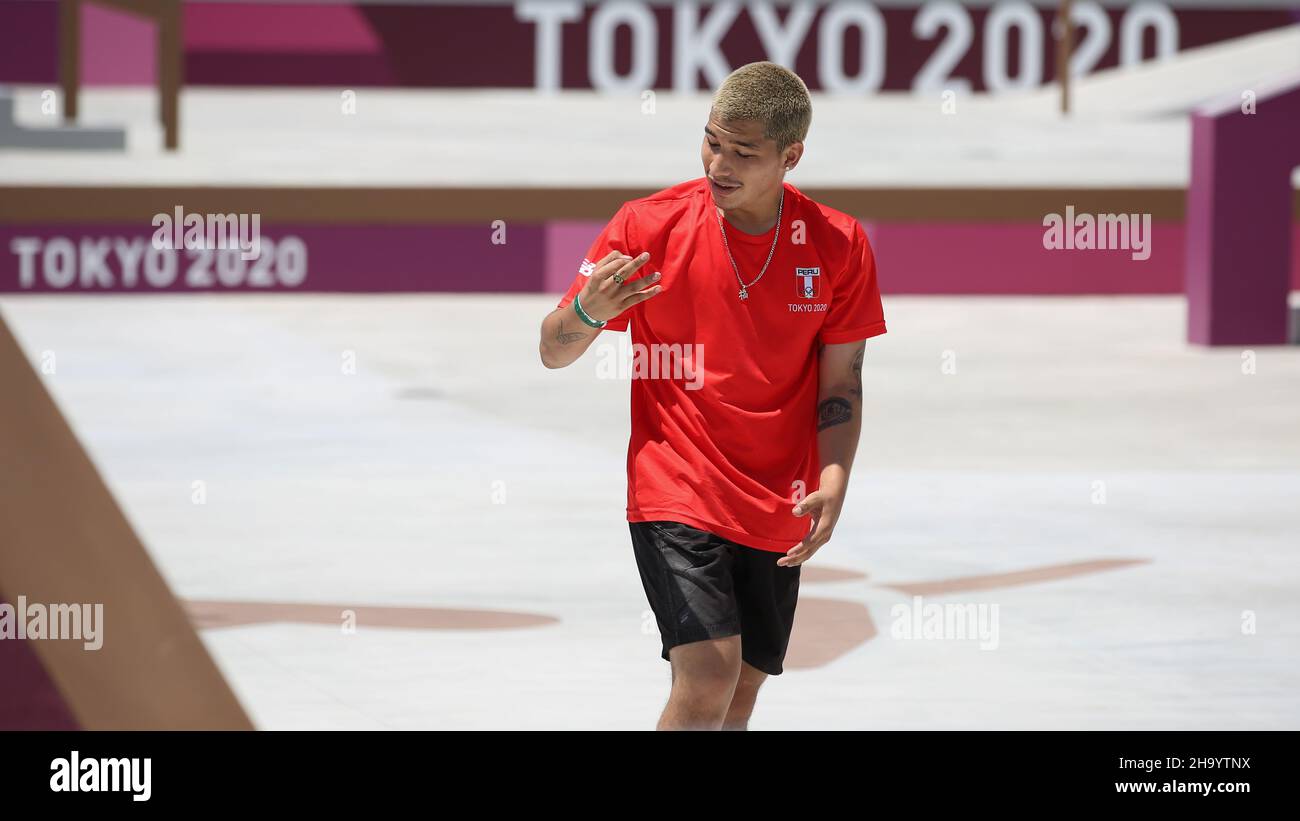 JULY 25th, 2021 - TOKYO, JAPAN: Angelo CARO NARVAEZ of Peru in action ...
