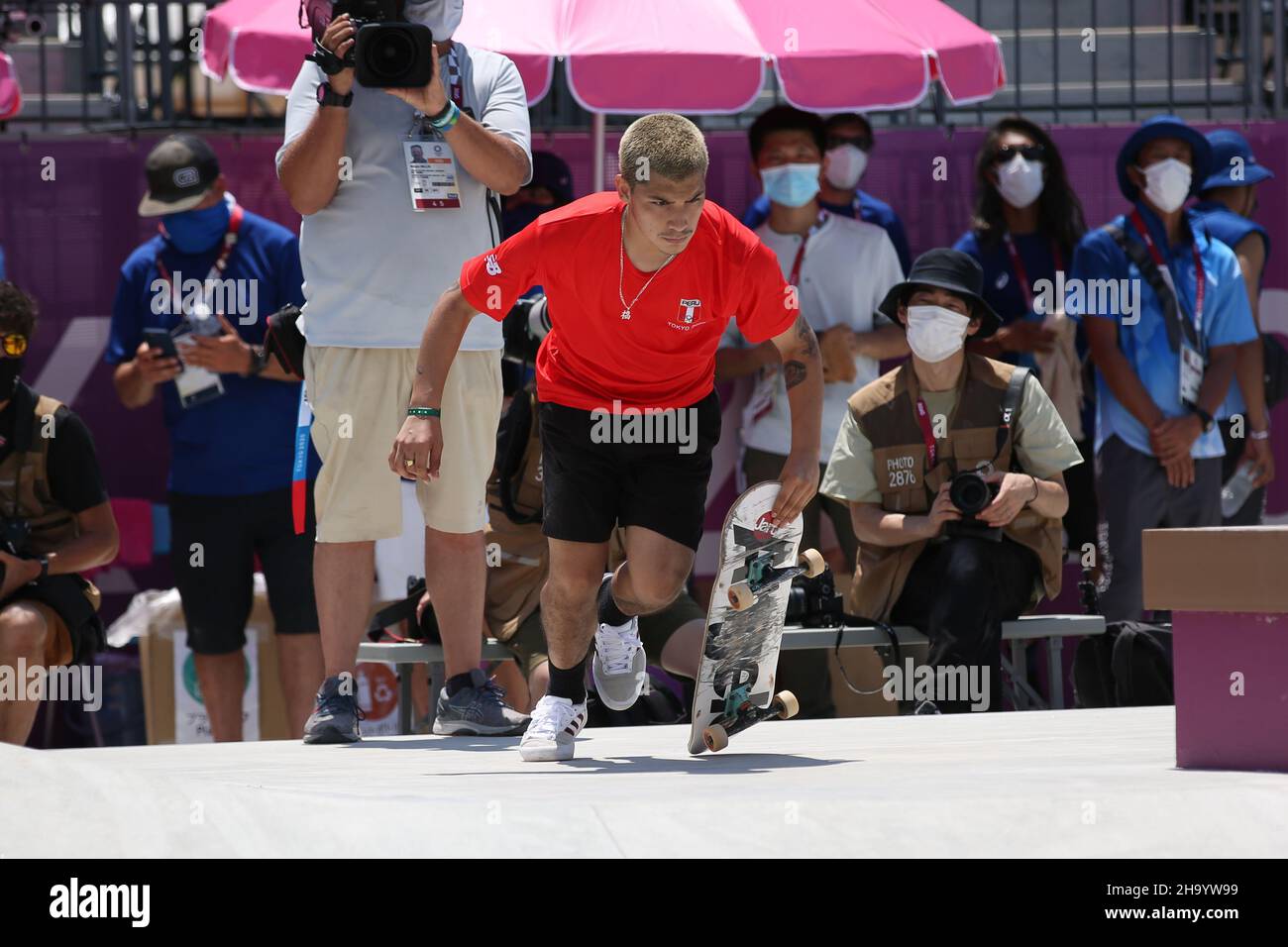 JULY 25th, 2021 - TOKYO, JAPAN: Angelo CARO NARVAEZ of Peru in action ...