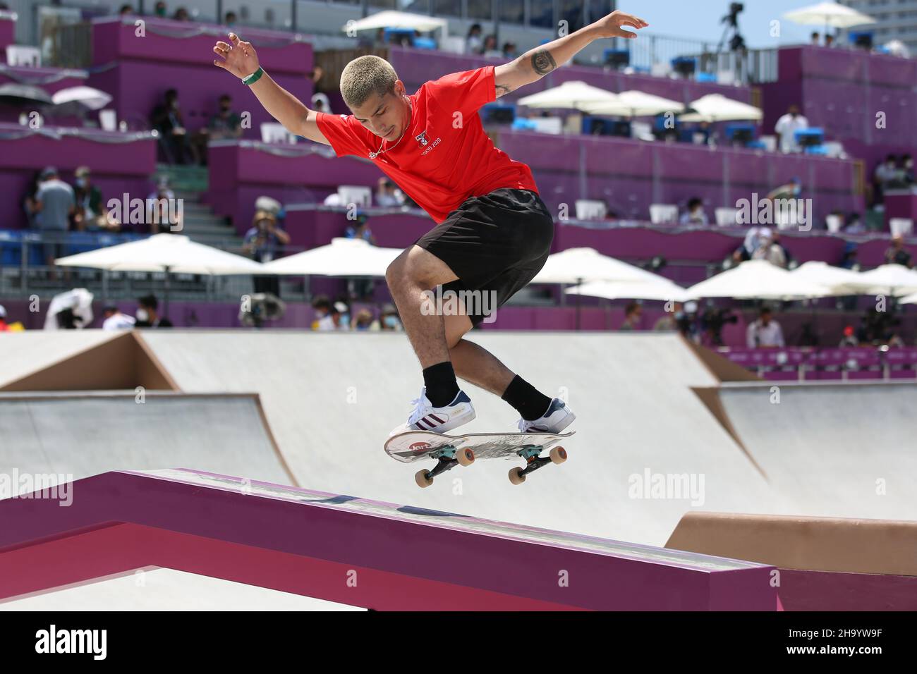 JULY 25th, 2021 - TOKYO, JAPAN: Angelo CARO NARVAEZ of Peru in action ...