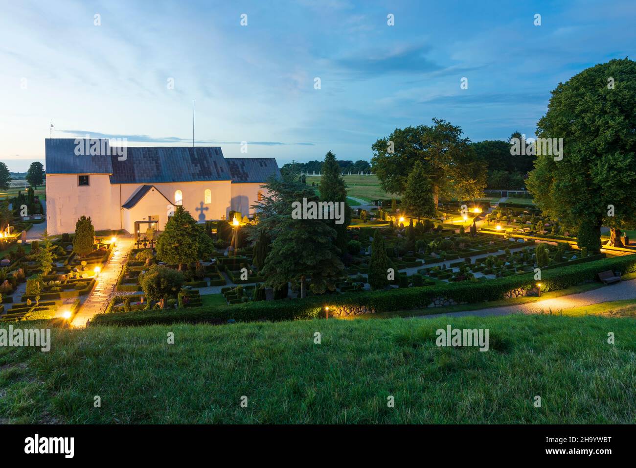 Jelling graveyard hi-res stock photography and images - Alamy
