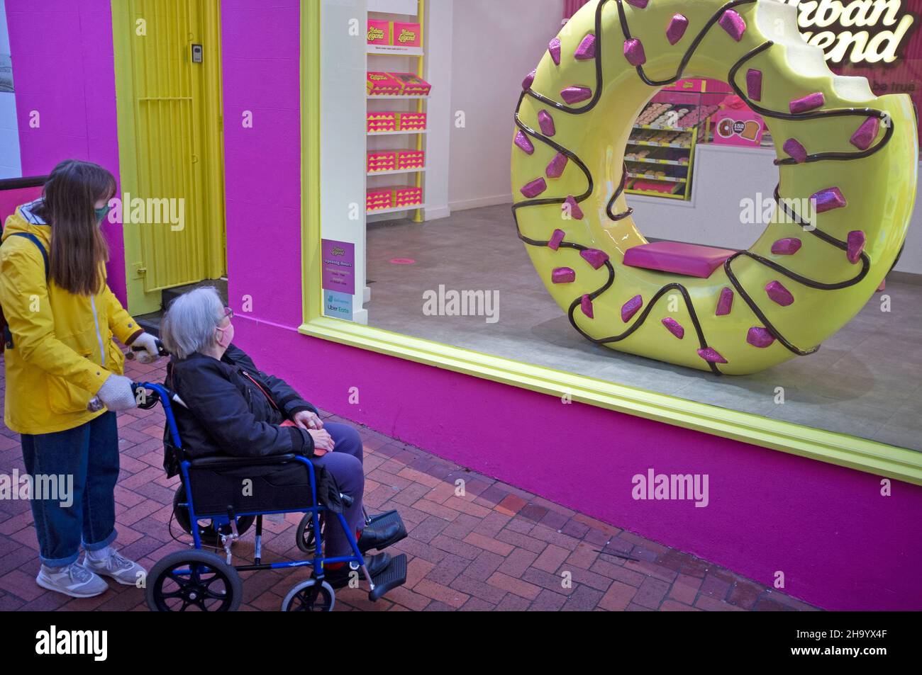A donut shop in The Lanes, Brighton Stock Photo - Alamy