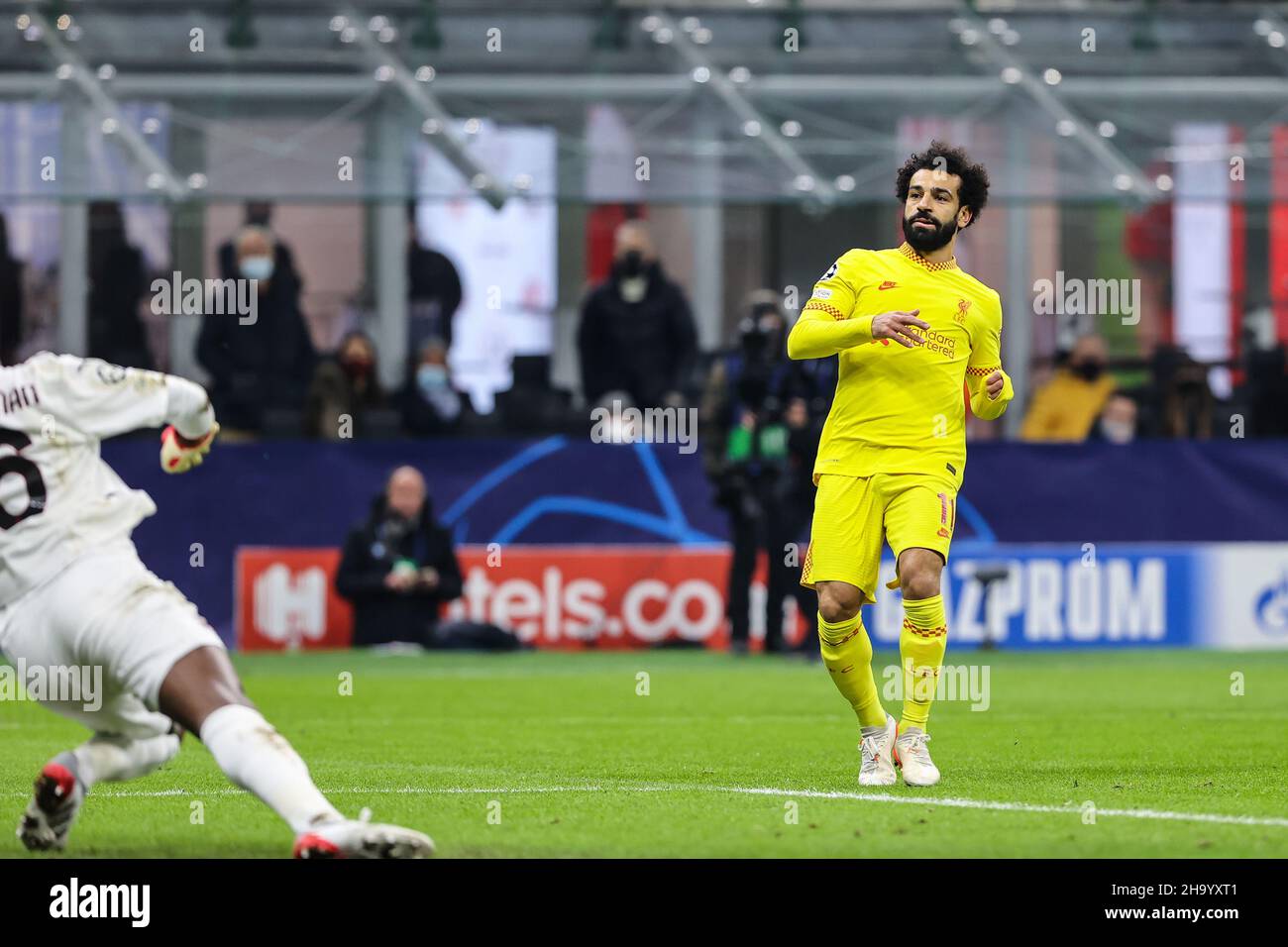 Mohamed Salah of Liverpool FC scores a goal during the UEFA Champions ...