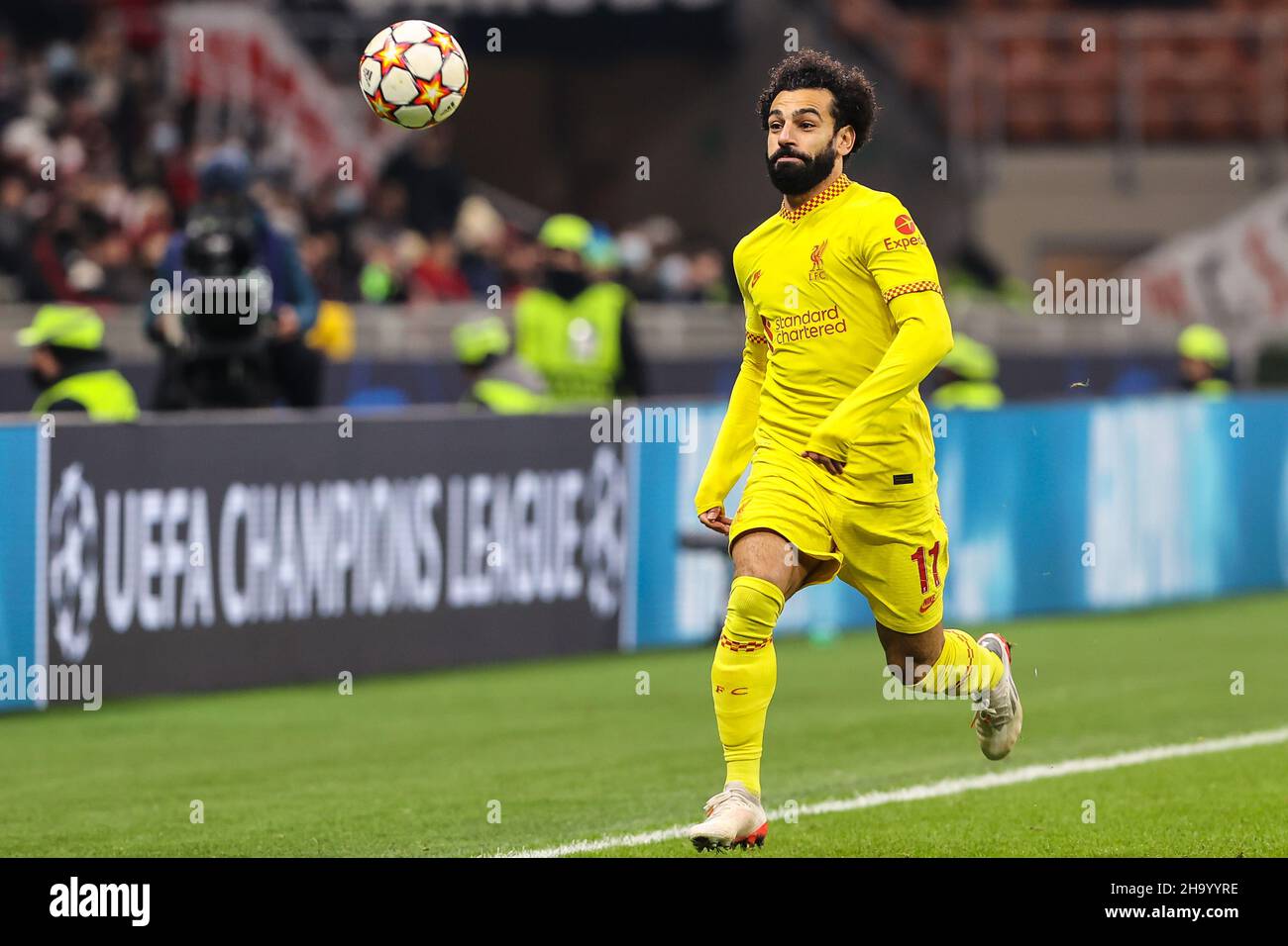 Mohamed Salah of Liverpool FC in action during the UEFA Champions ...